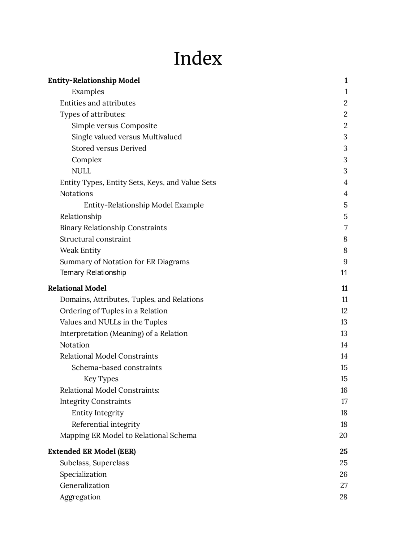 Module 2 Data Modelling Docsity