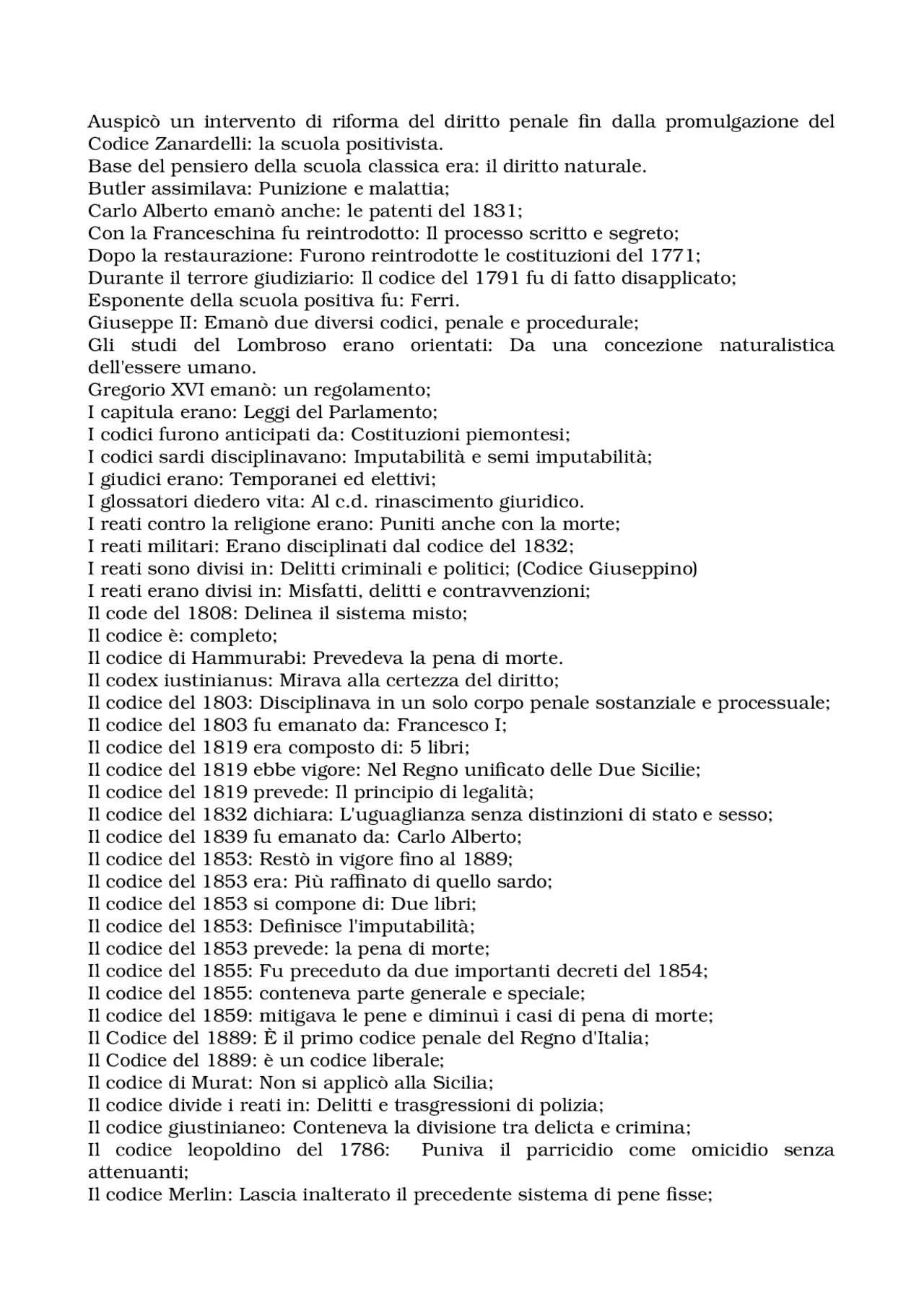Storia Del Diritto Penale Docsity