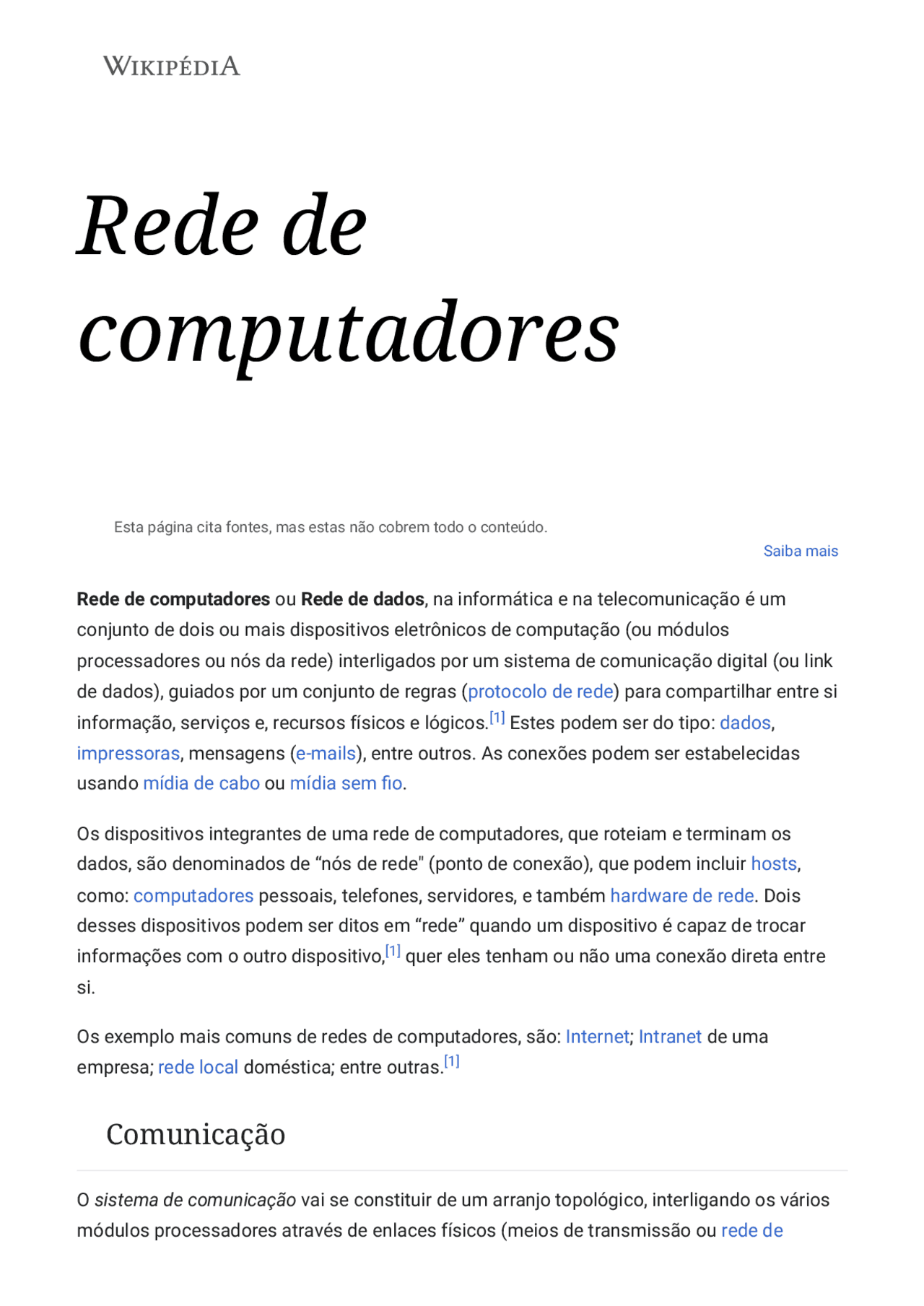 Redes De Computadores Docsity