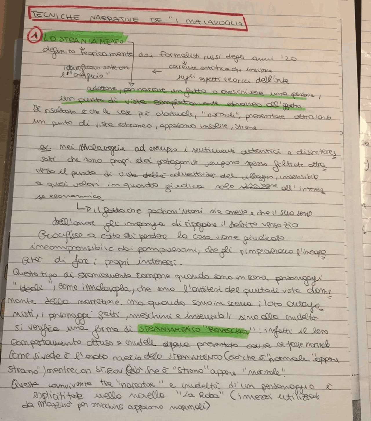 Tecniche Narrative Dei Malavoglia Docsity