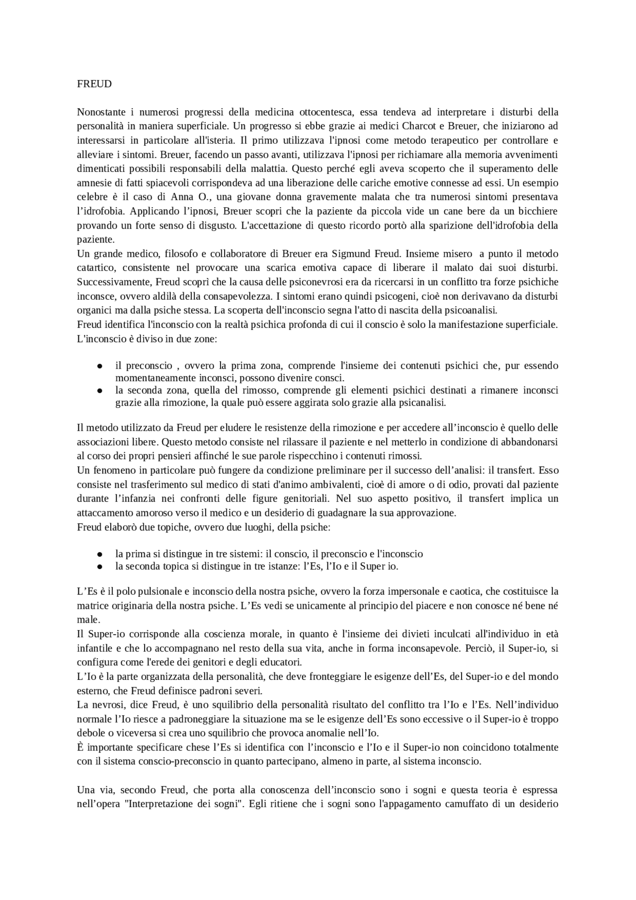 Riassunto Su Freud Fromm E La Scuola Di Francoforte Docsity