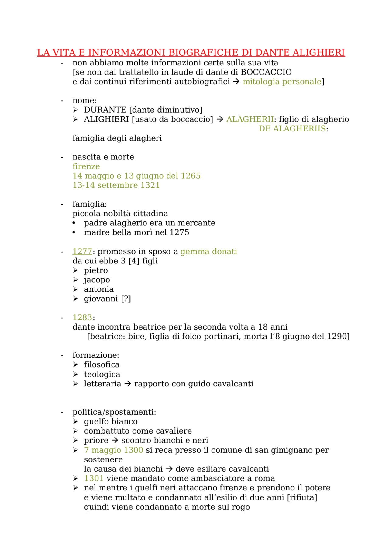 Appunti Dante Divina Commedia Inferno Iiiiiiivvvi Canto Docsity