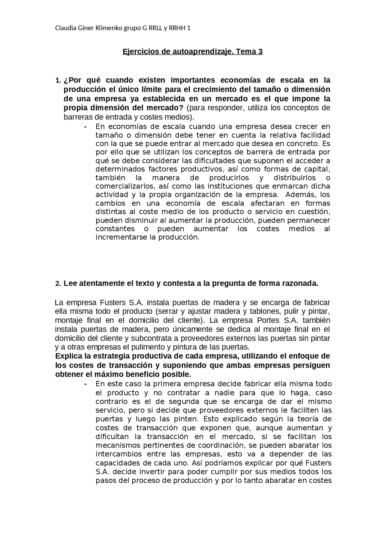 Práctica De Economía Aplicada Docsity