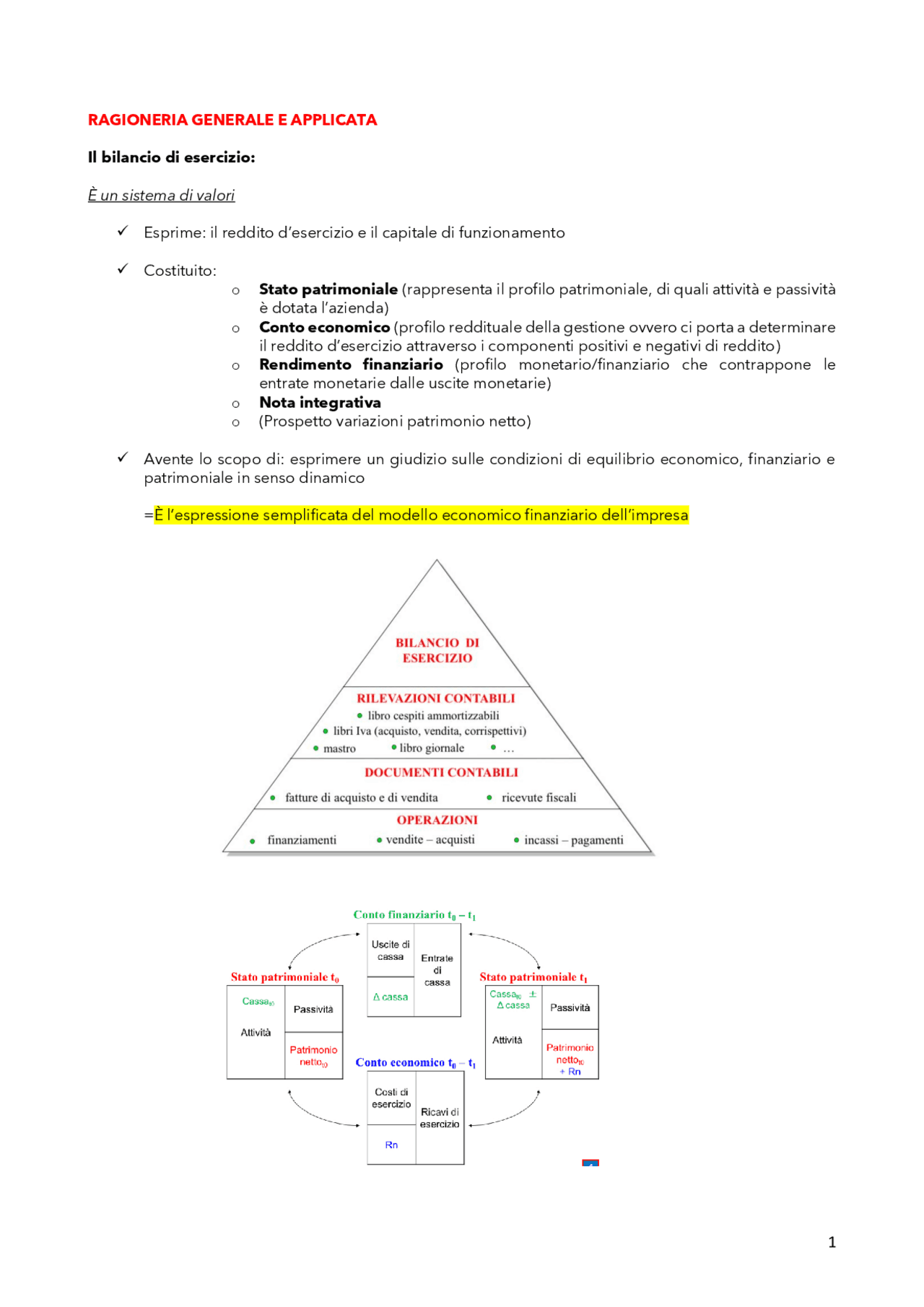Ragioneria Generale Ed Applicata Docsity