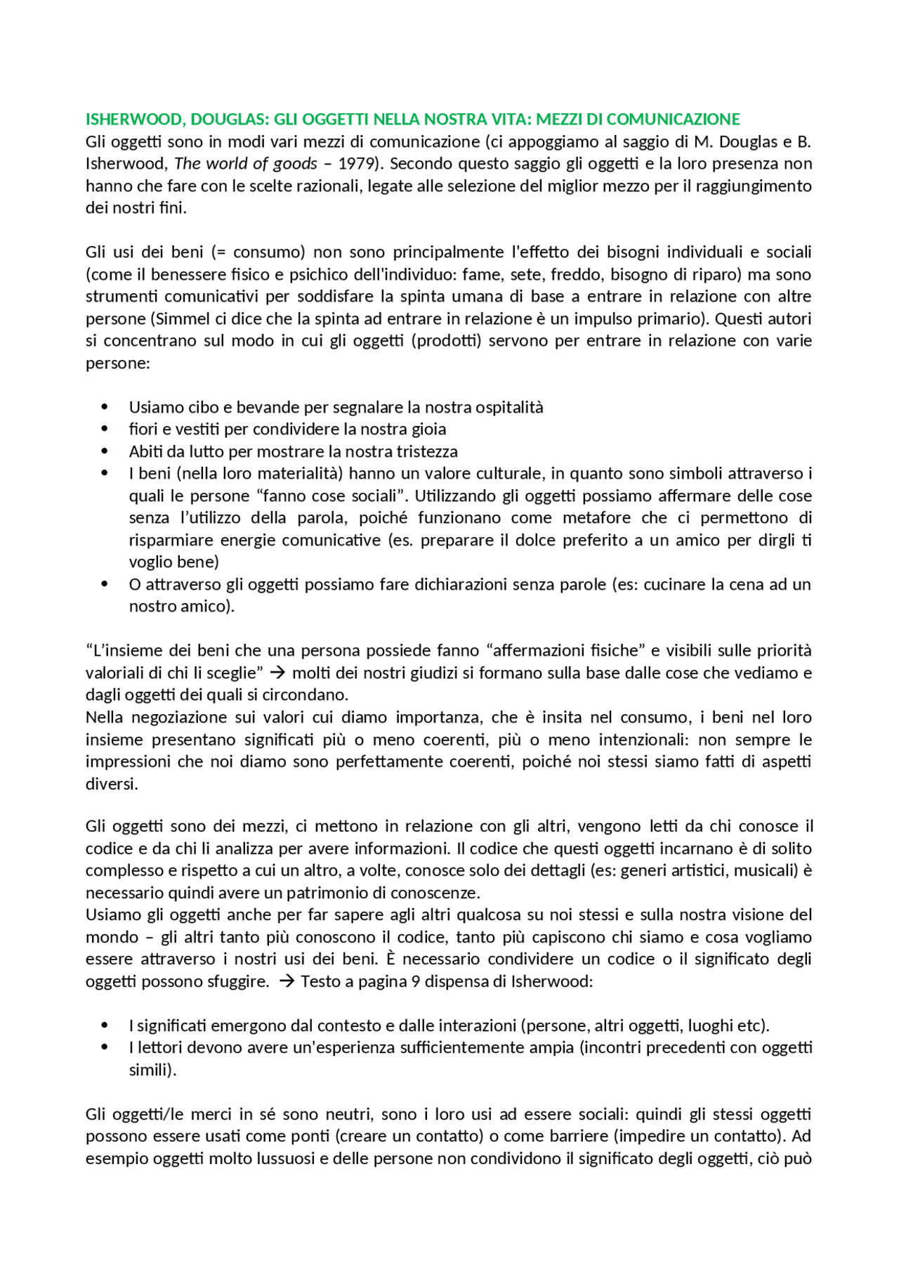 Appunti Sociologia Della Comunicazione Prof Mora Secondo Test Docsity
