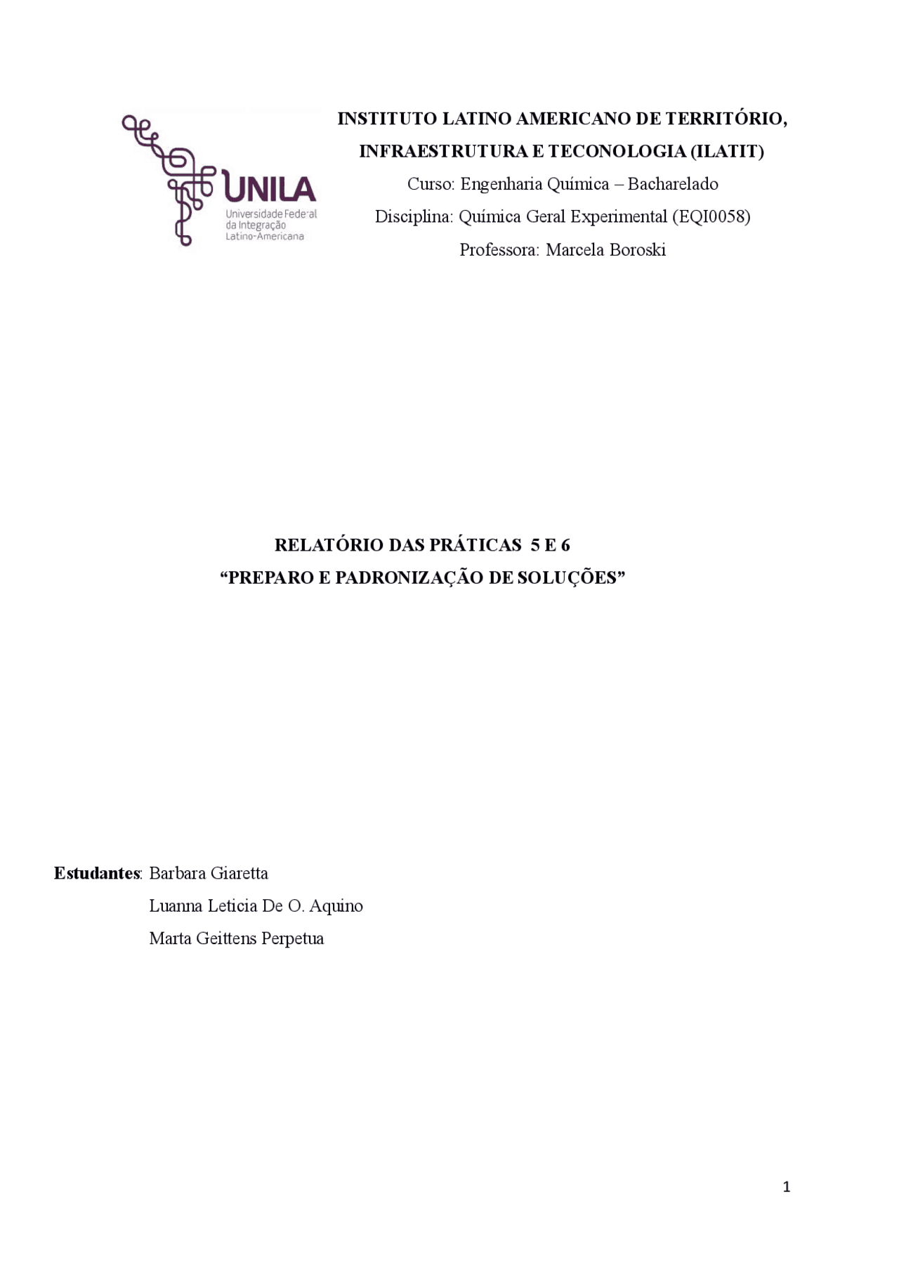 Química Analítica Pratica Docsity