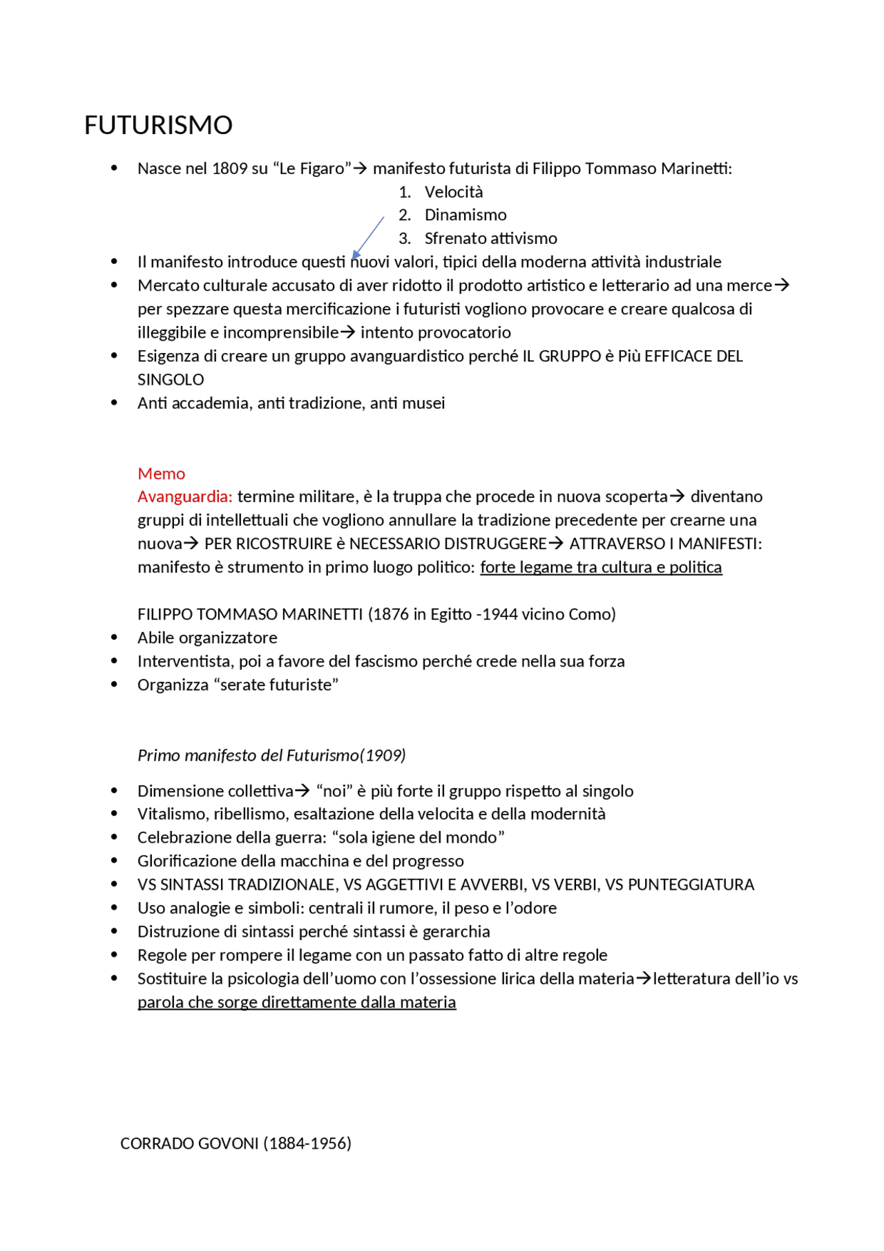 Schemi Di Ripasso Per Lesame Di Maturità Docsity