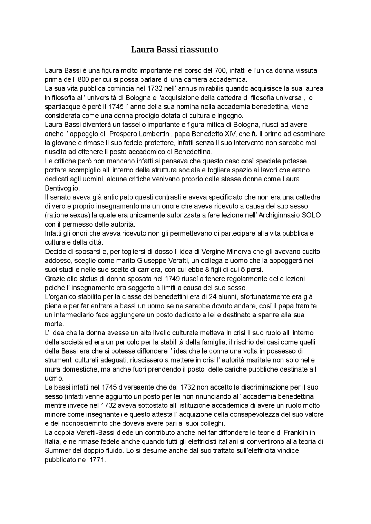 Riassunto Per Storia Della Scienza A Docsity
