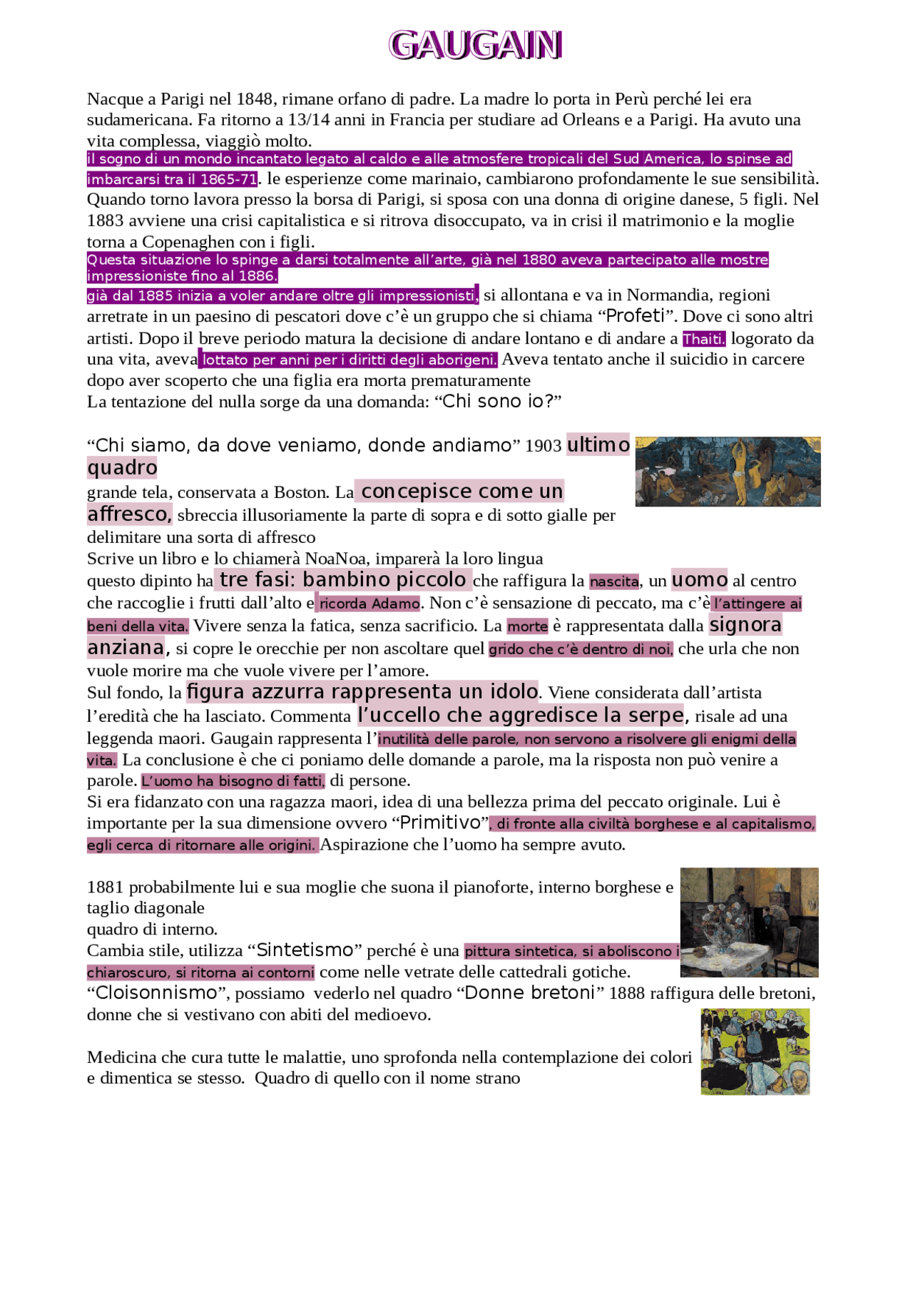 Appunti Storia Dellarte Docsity