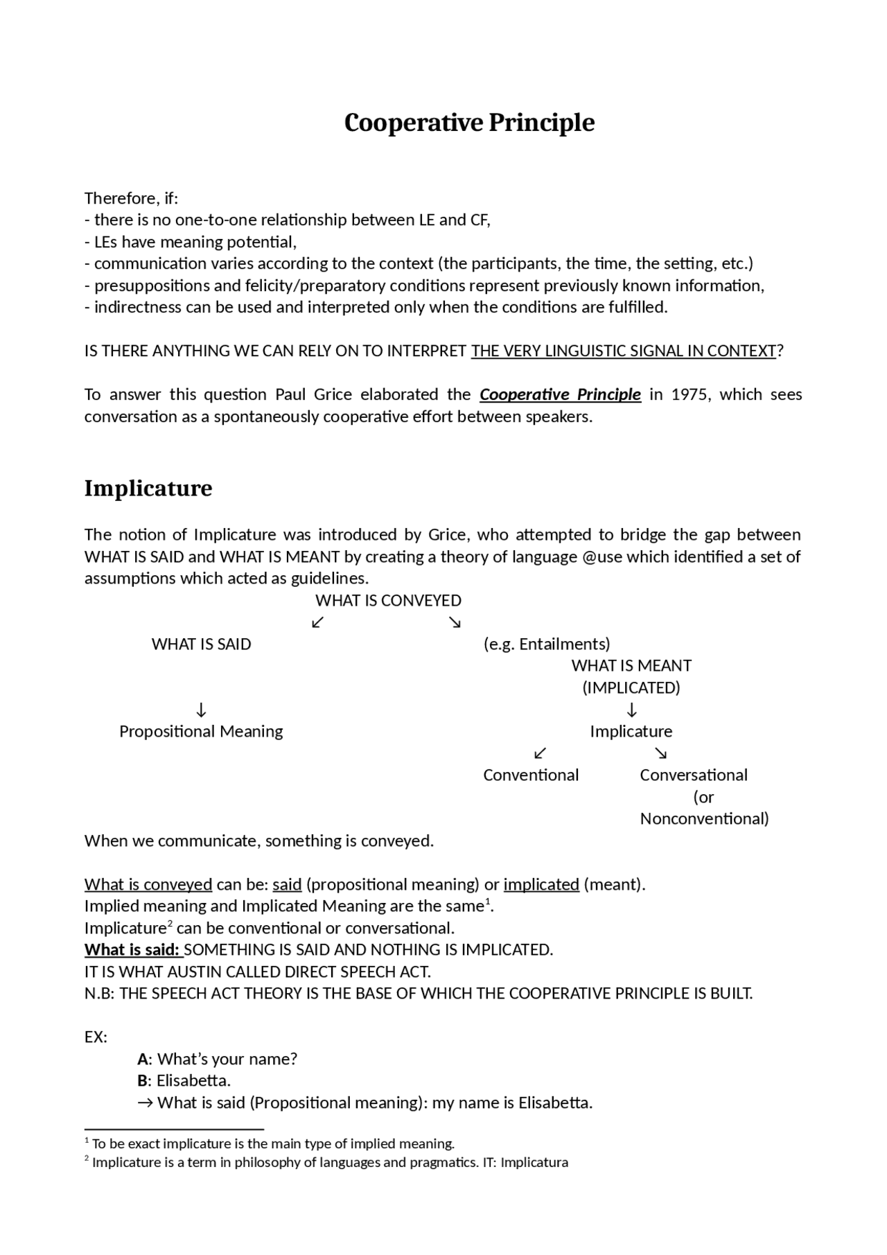 Modulo Teorico Iii Lingua Inglese Docsity