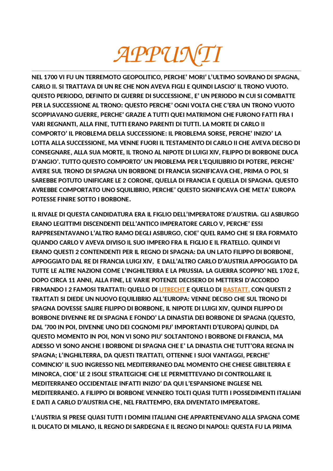 Appunti Completi Di Storia Della Sicilia In Età Moderna Docsity