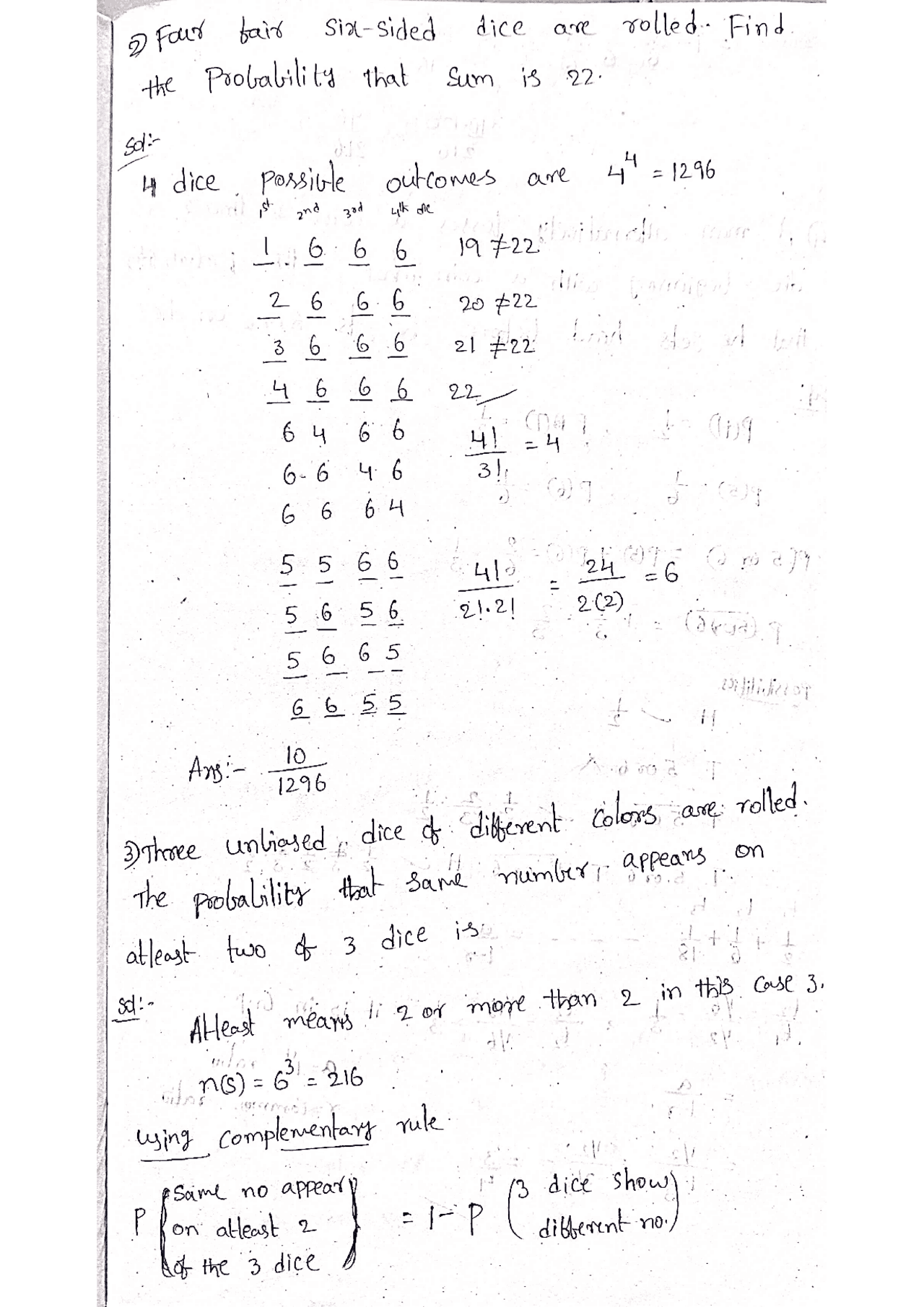 Probability Solved Problems Class Notes Docsity Probability Solved Problems Class Notes Docsity