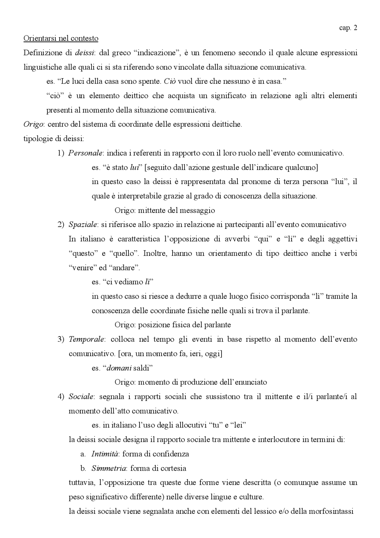 La Pragmatica Linguistica Docsity