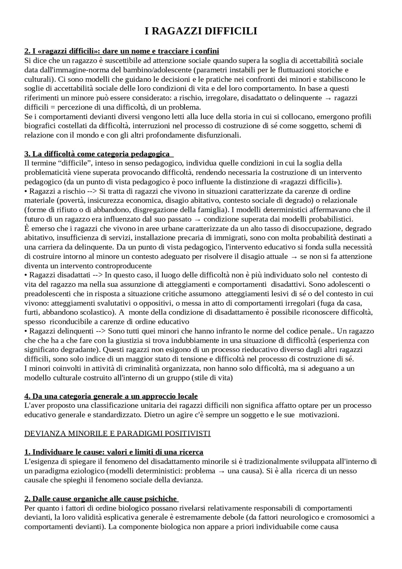Ragazzi Difficili Pedagogia Interpretativa E Linee Di Intervento