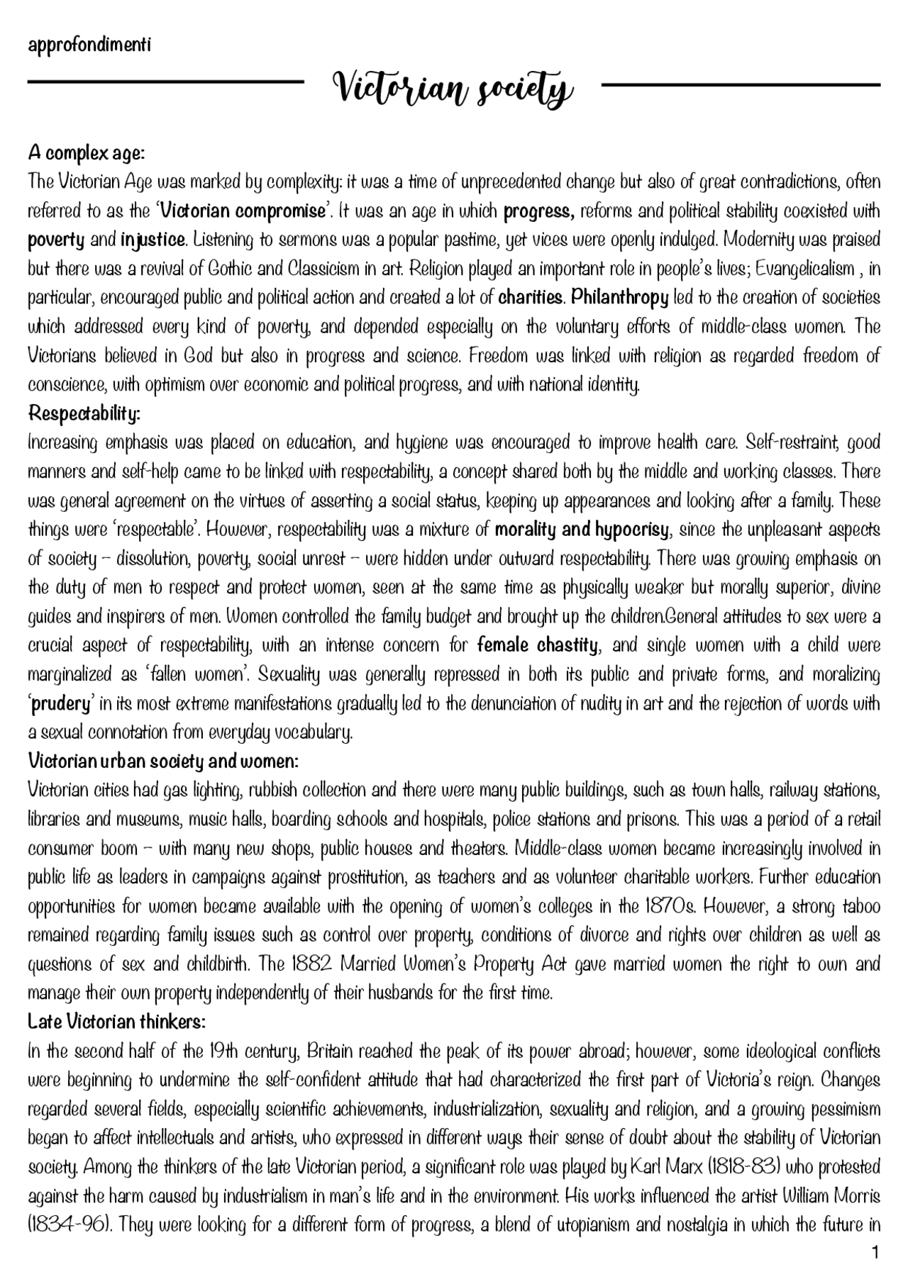 Approfondimenti Wilde E Stevenson Docsity