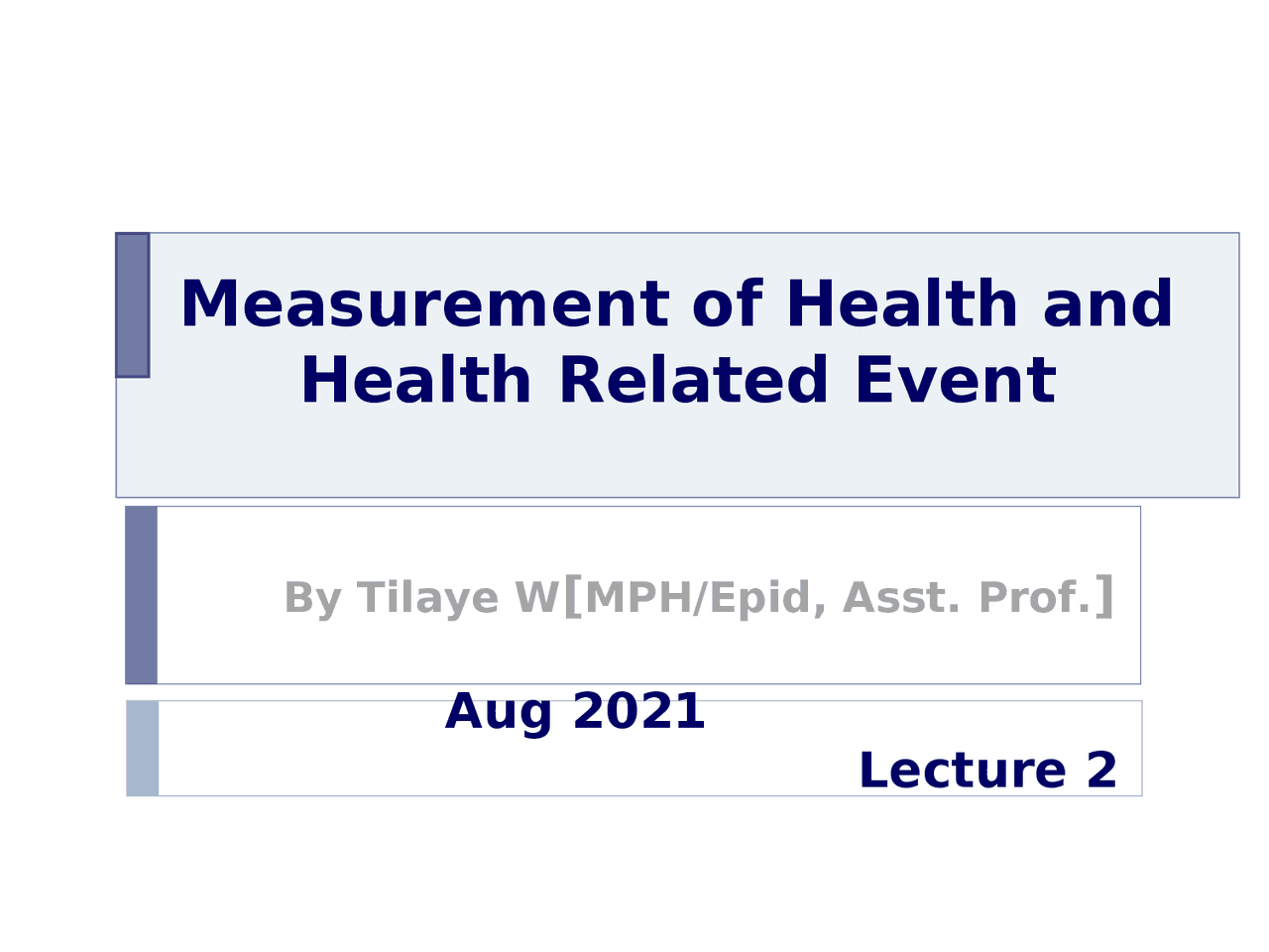 Measure of health and health related events | Study notes Epidemiology ...