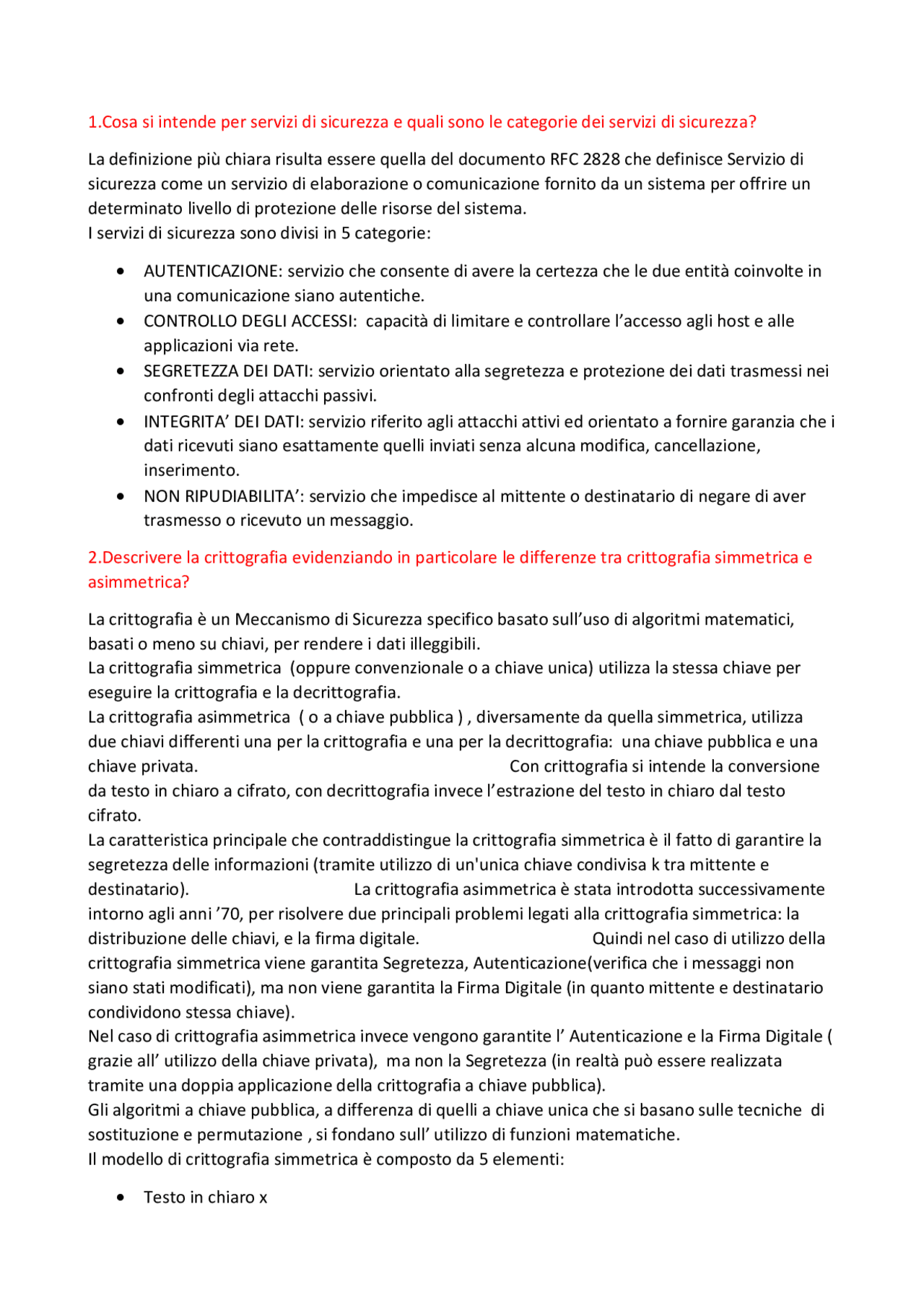 Elaborato Sicurezza Dei Sistemi Informatici Docsity
