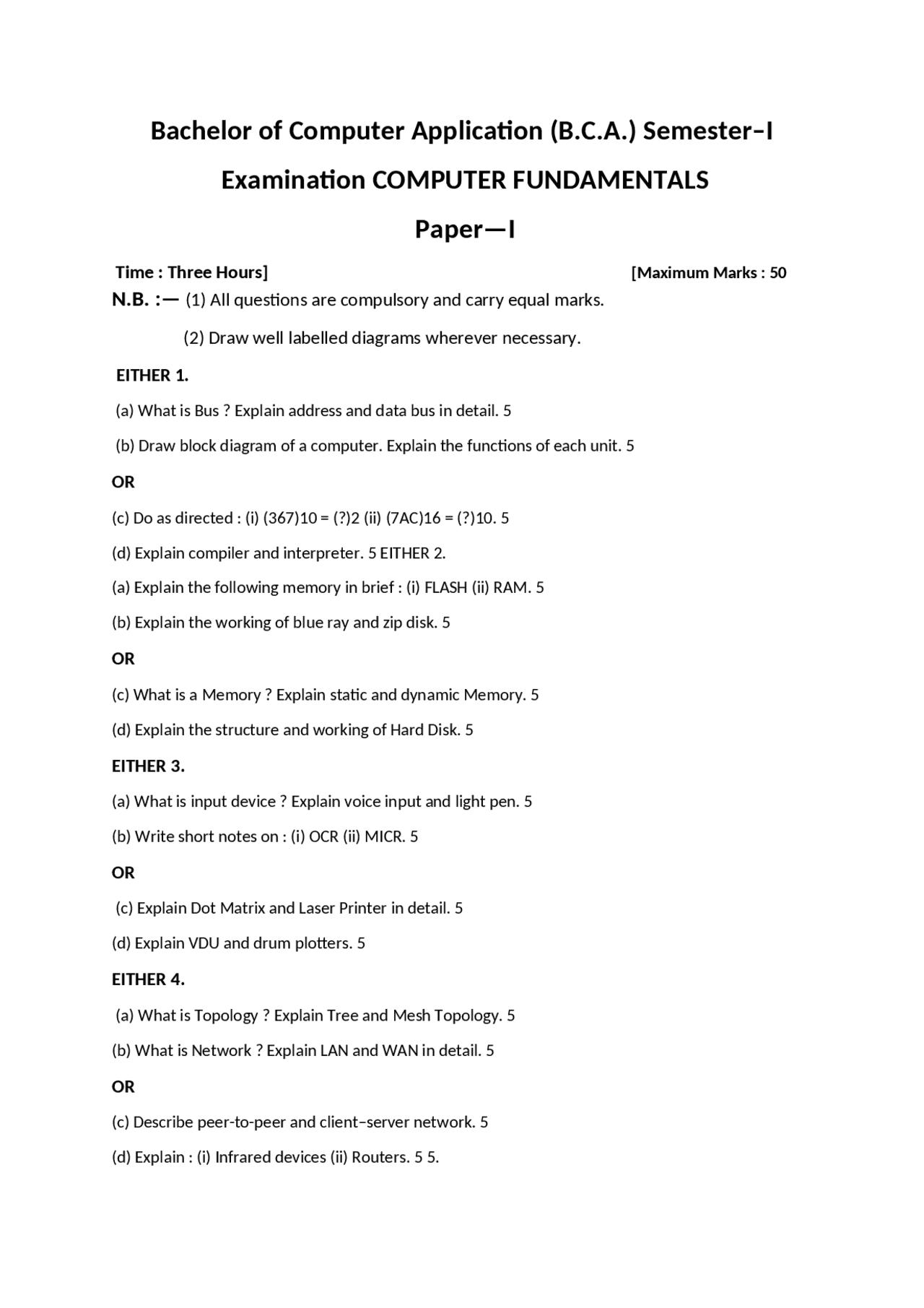 COMPUTER FUNDAMETALS - Docsity