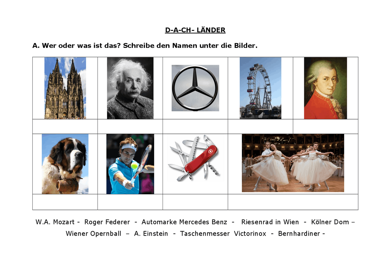 Dach Laender: Deutschland, Österreich und die Schweiz - Docsity