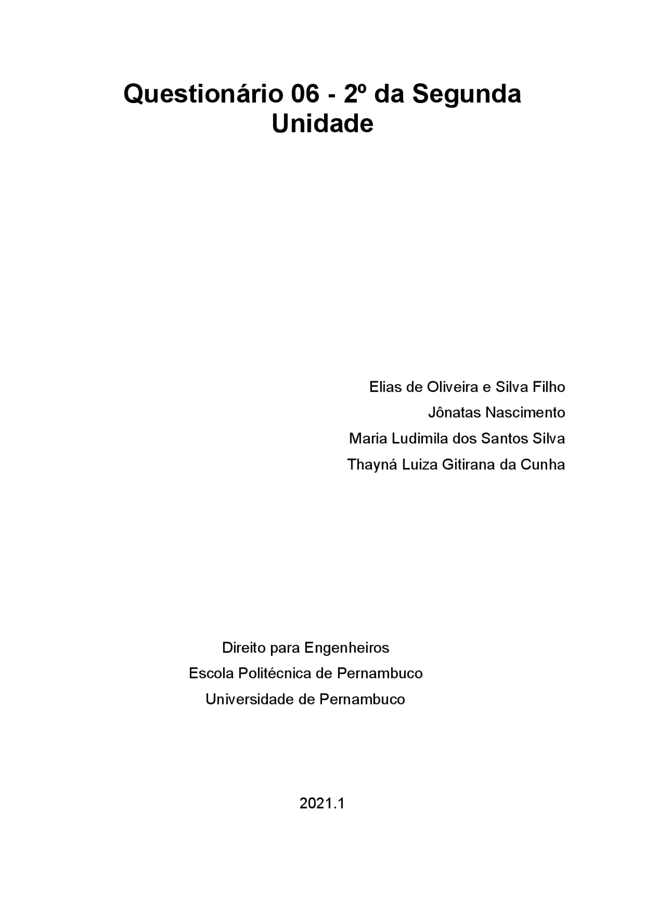 Atividades De Direito Docsity