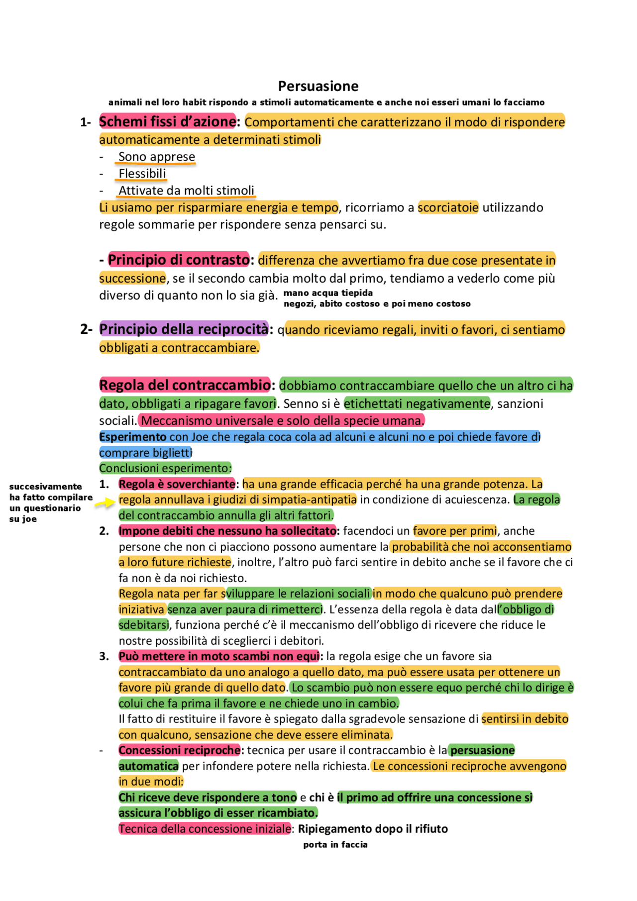 Riassunto Le Armi Della Persuasione Docsity