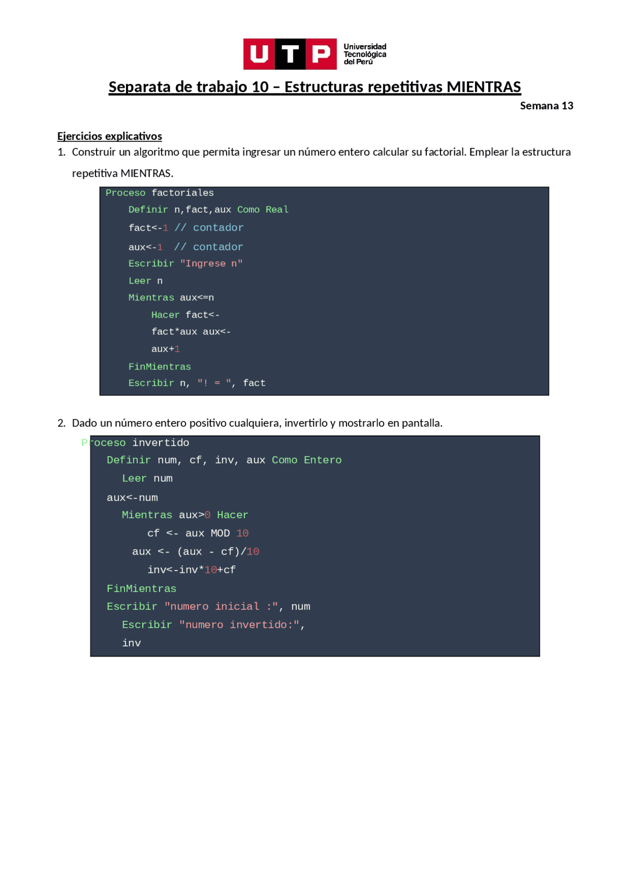 Algoritmos Y Programación Ejercicios De Algoritmos Y Programación