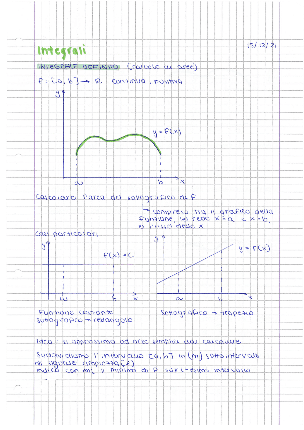 Matematica Integrali Docsity