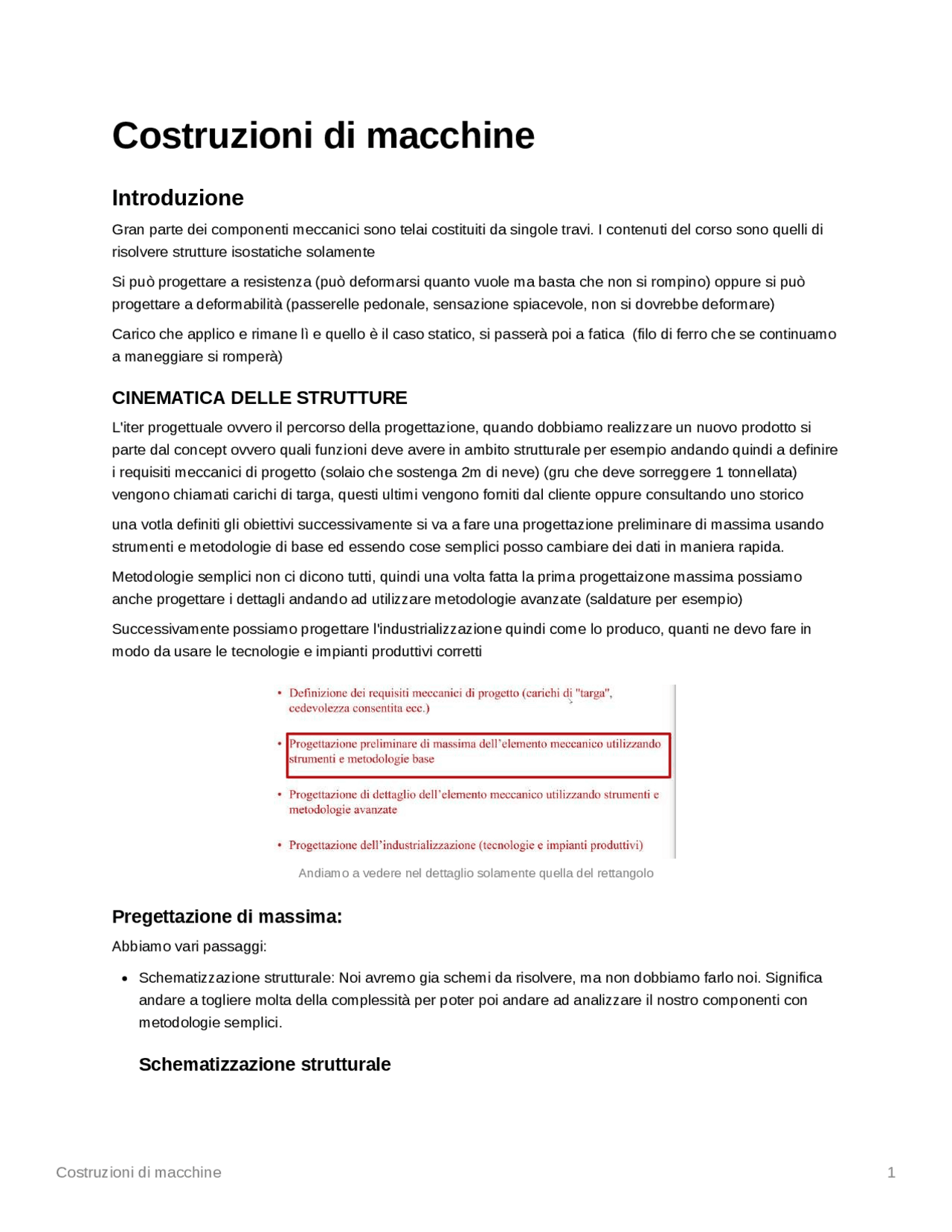 Costruzioni Di Macchine Appunti Completi Docsity