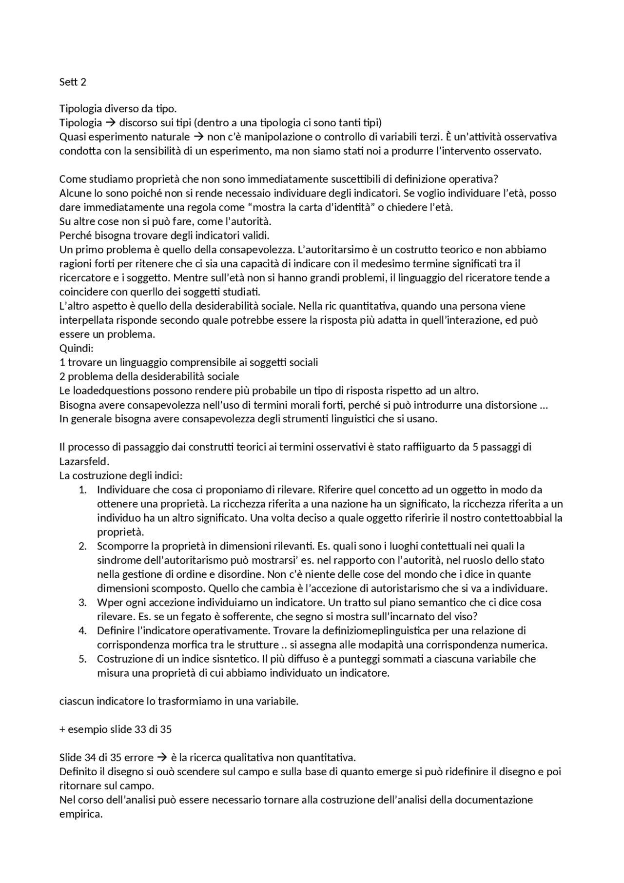 Appunti Di Metodi Qualitativi Per La Ricerca Sociale Docsity