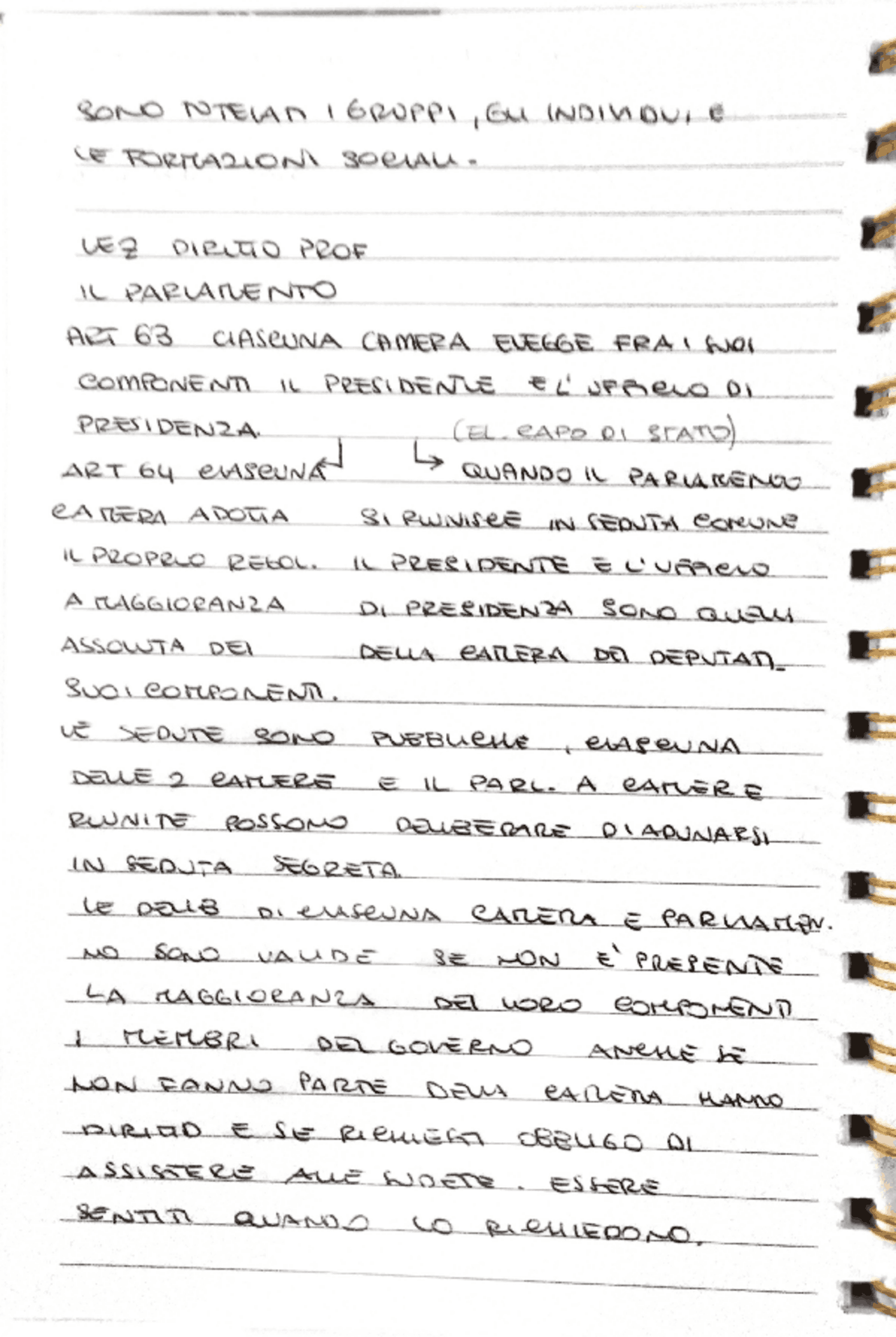 Riassunto Diritto Pubblico Parte 5 Docsity