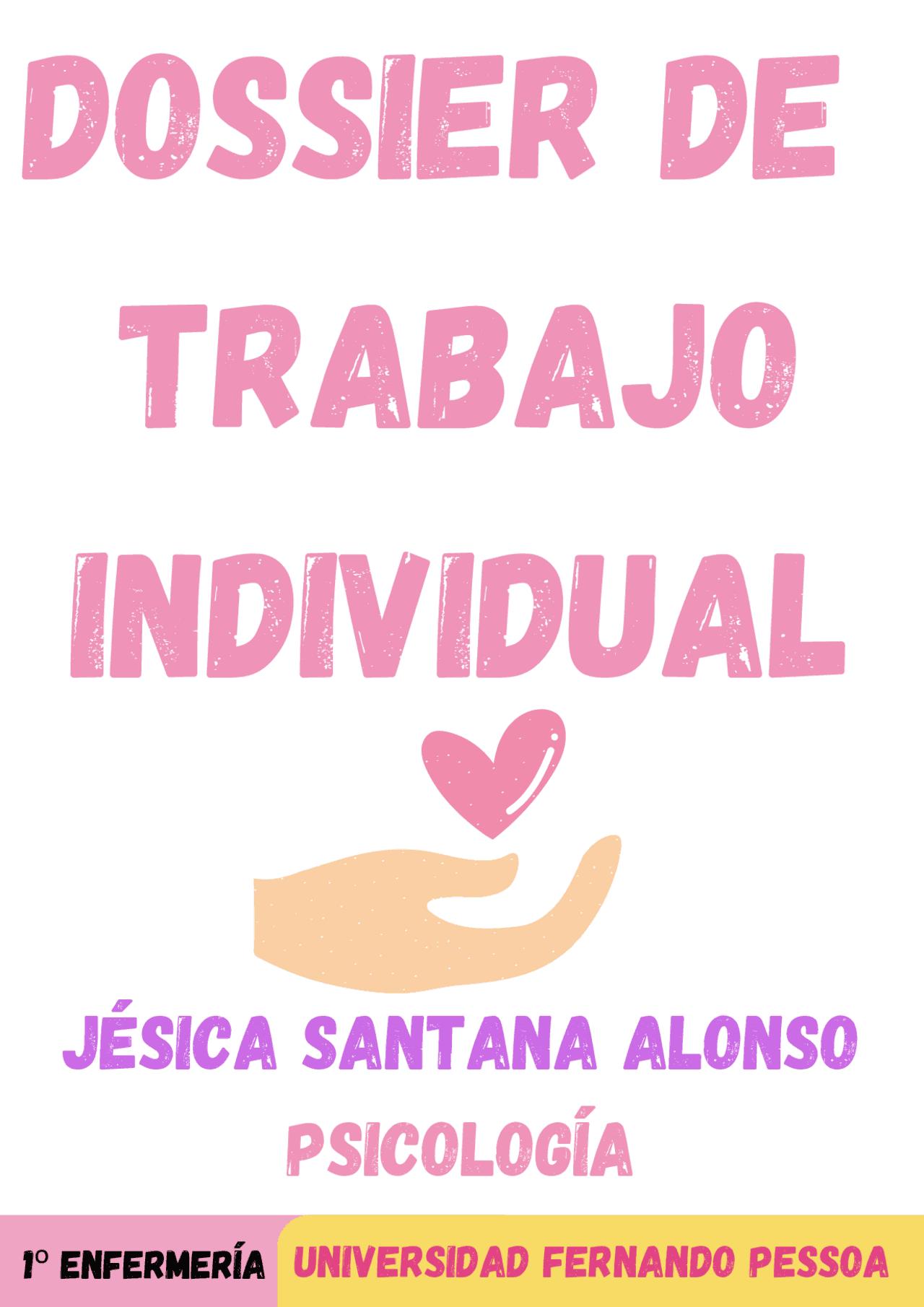 Dossier individual de psicología - Docsity