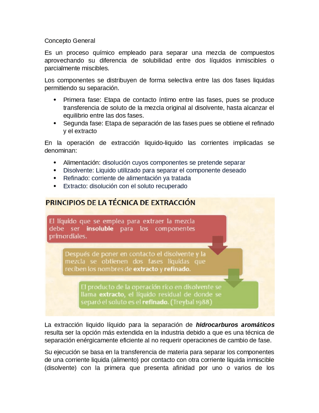 Conceptos de extracción - Docsity
