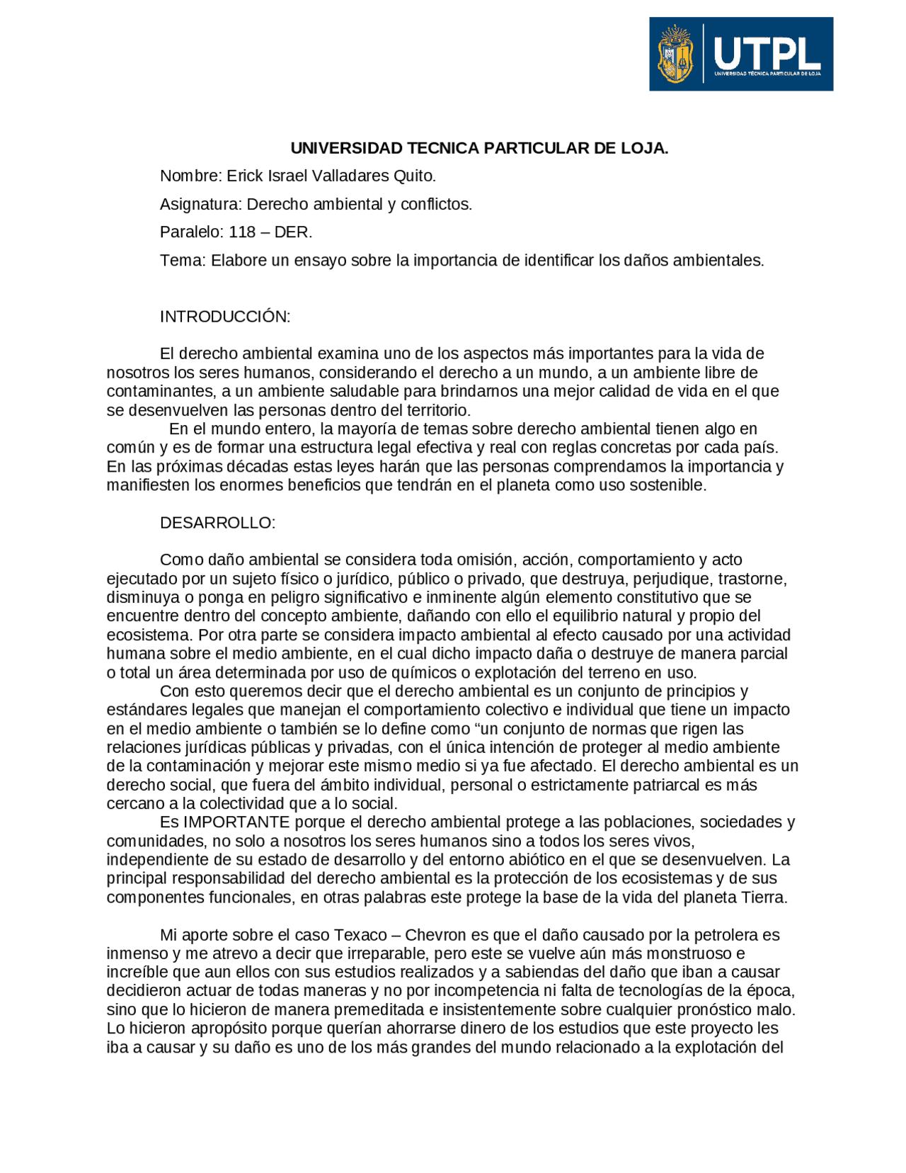 Identificar Problemas Ambientales Resúmenes De Derecho Ambiental