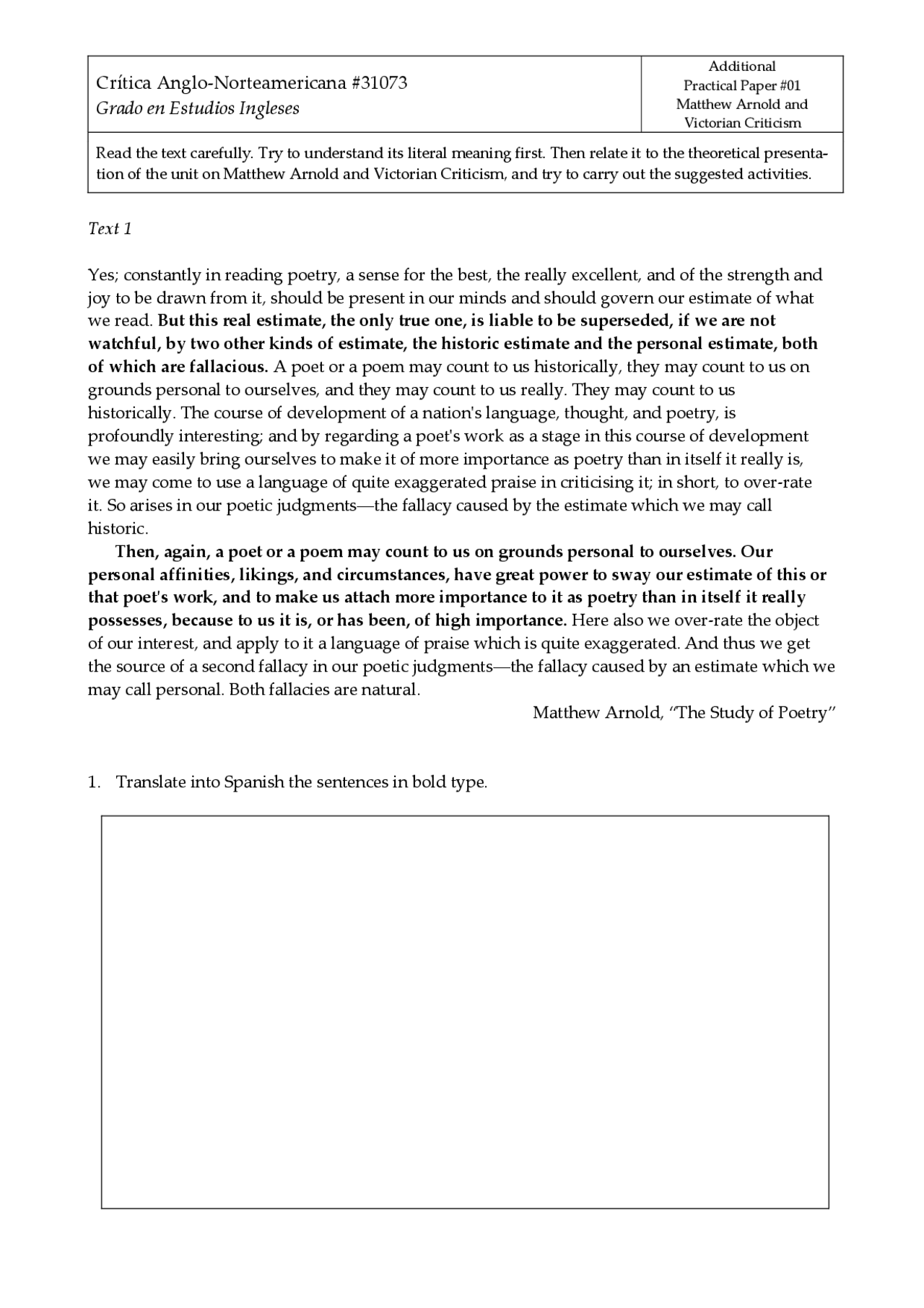 Additional Practical Papers - Docsity