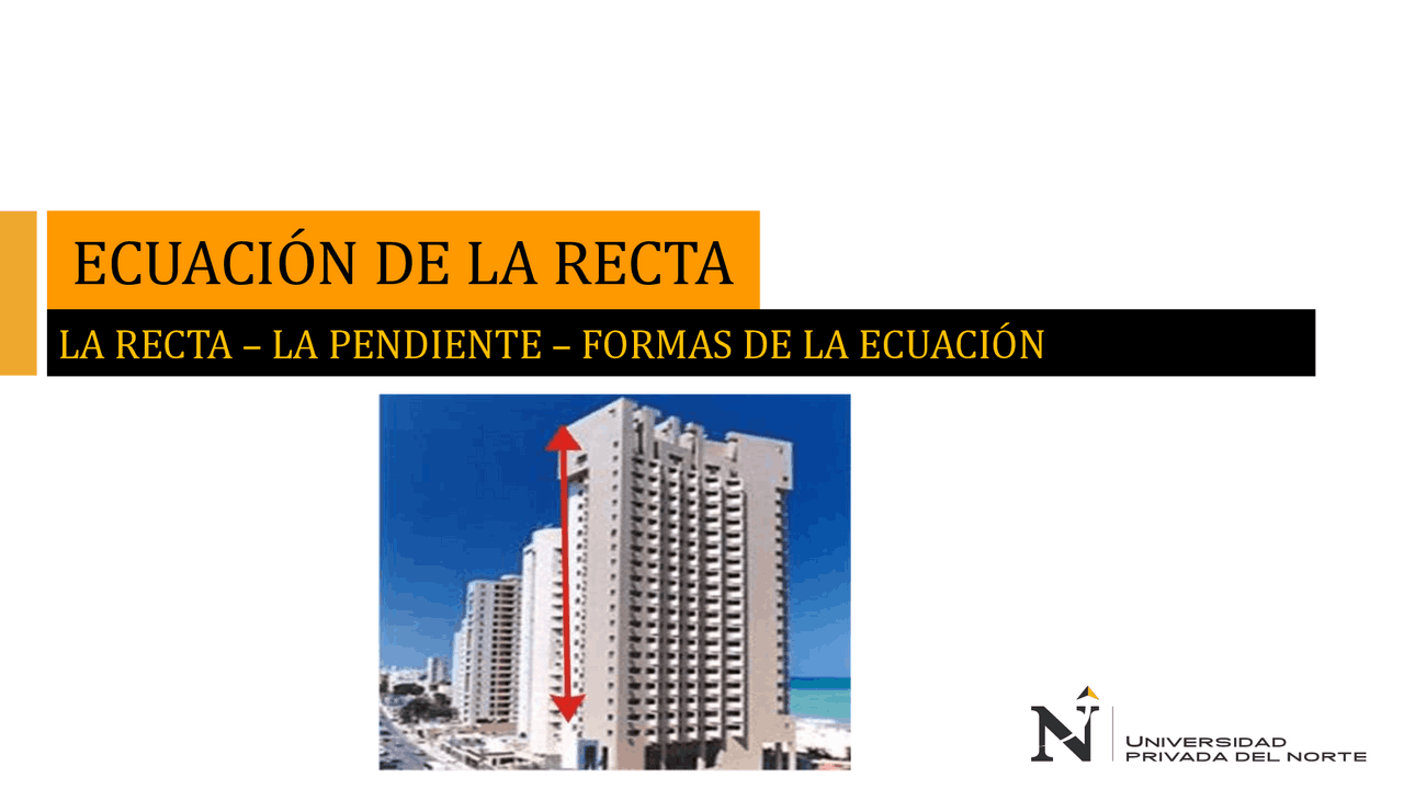Ecuacion Y Analisis De La Recta Docsity