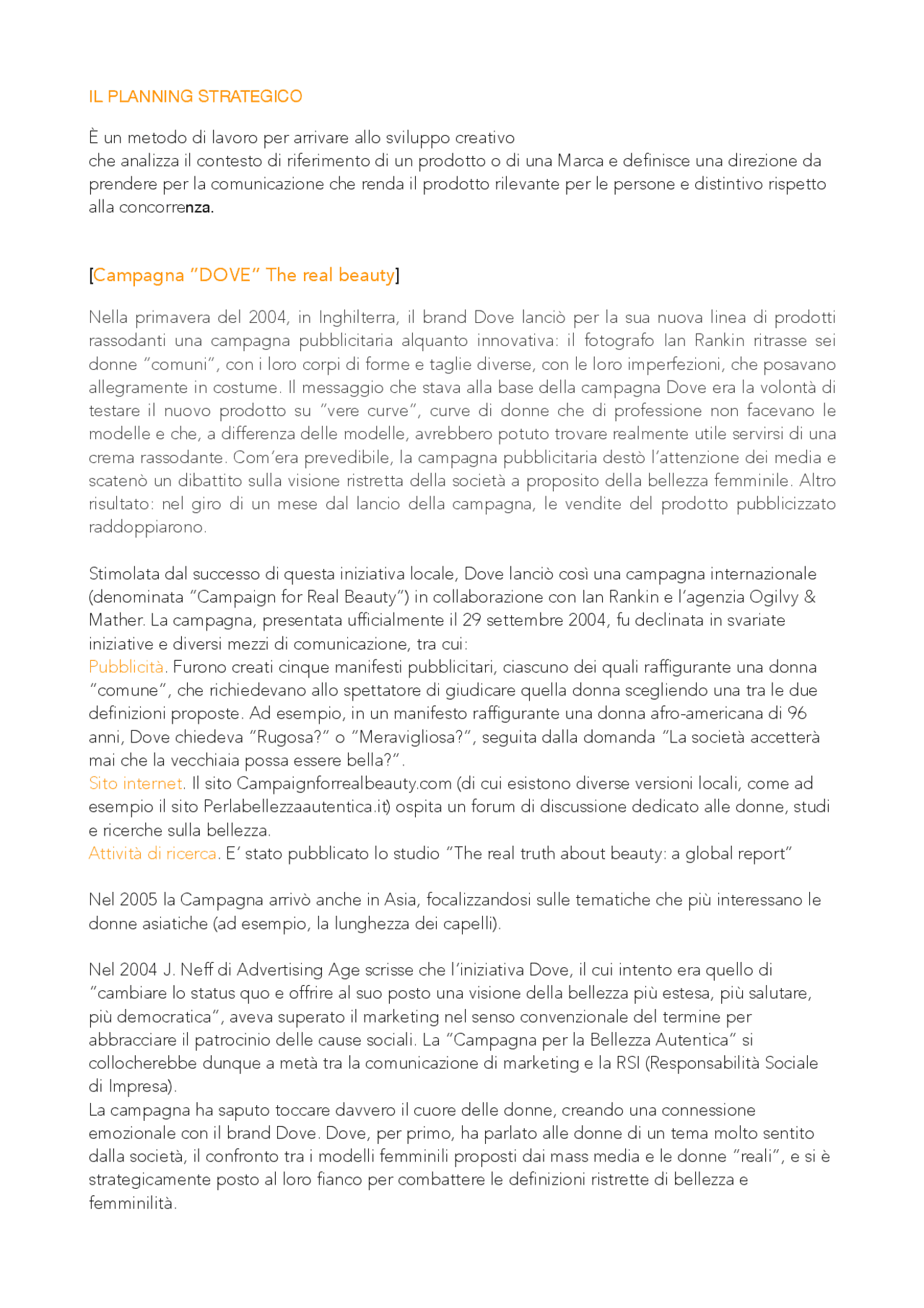 Strategy And Planning Appunti Di Strategia Dimpresa Docsity