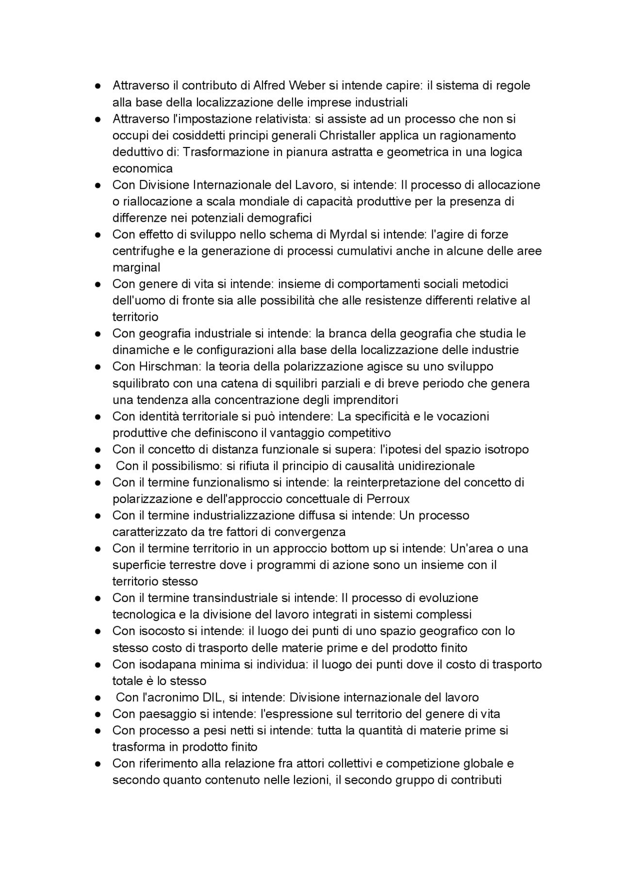 Risposte Esame In Ordine Alfabetico Docsity