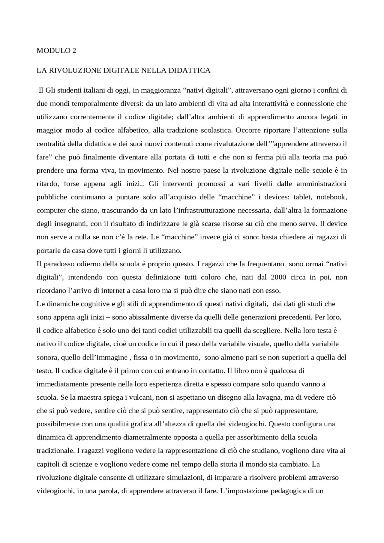 Rivoluzione Digitale Docsity