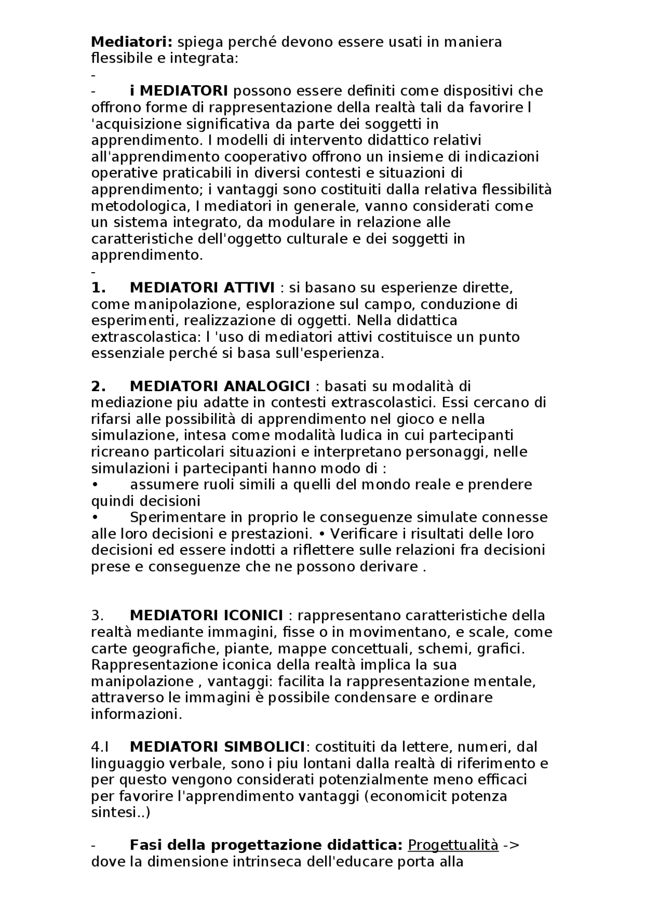 Modelli Di Mediazione Didattica Docsity