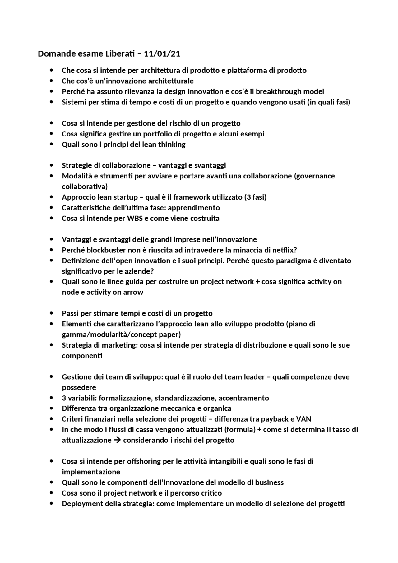 Gestione Dei Processi Organizzativi Docsity