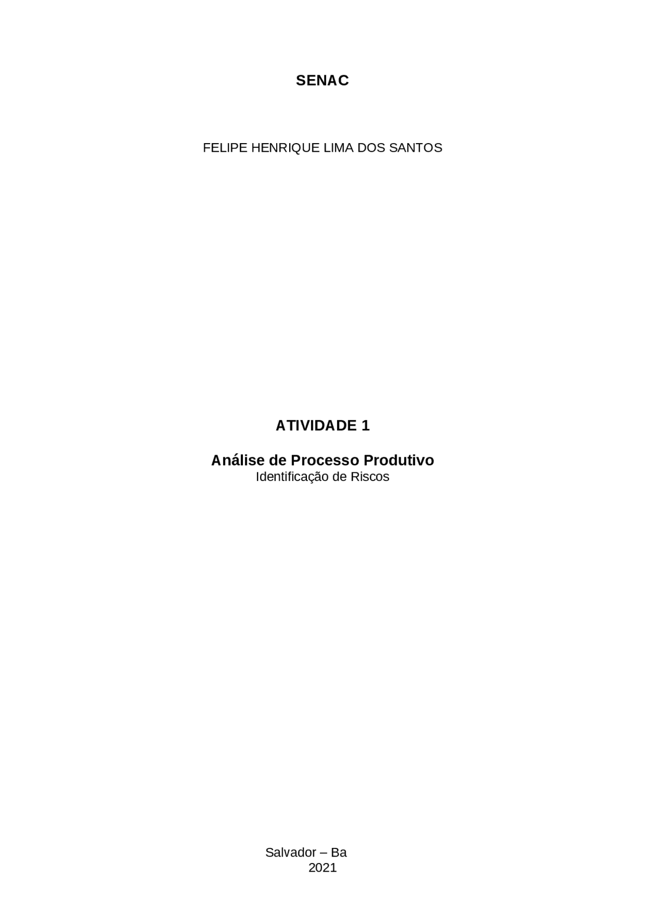 Análise De Processo Produtivo Docsity