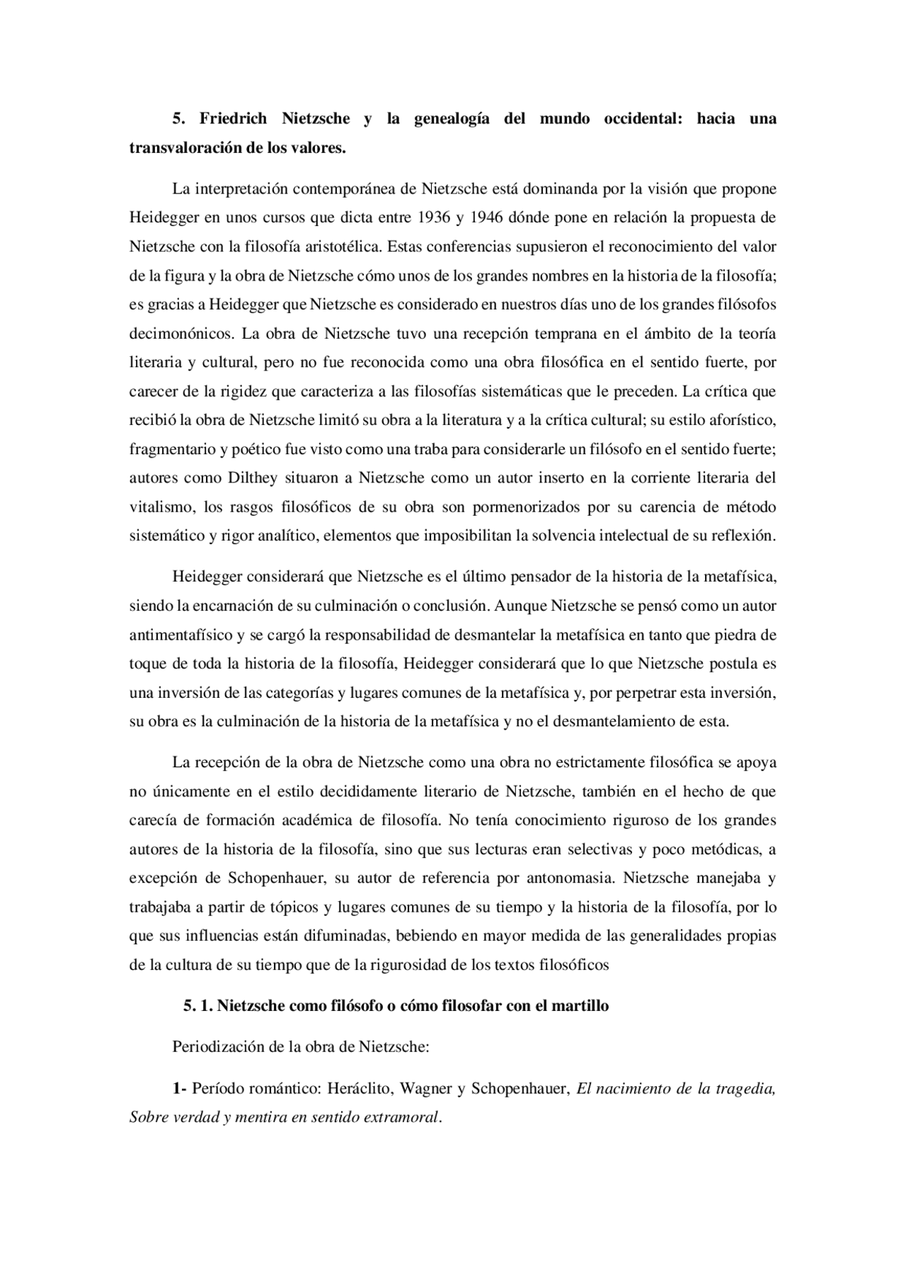 Apuntes Nietzsche Sxix Docsity