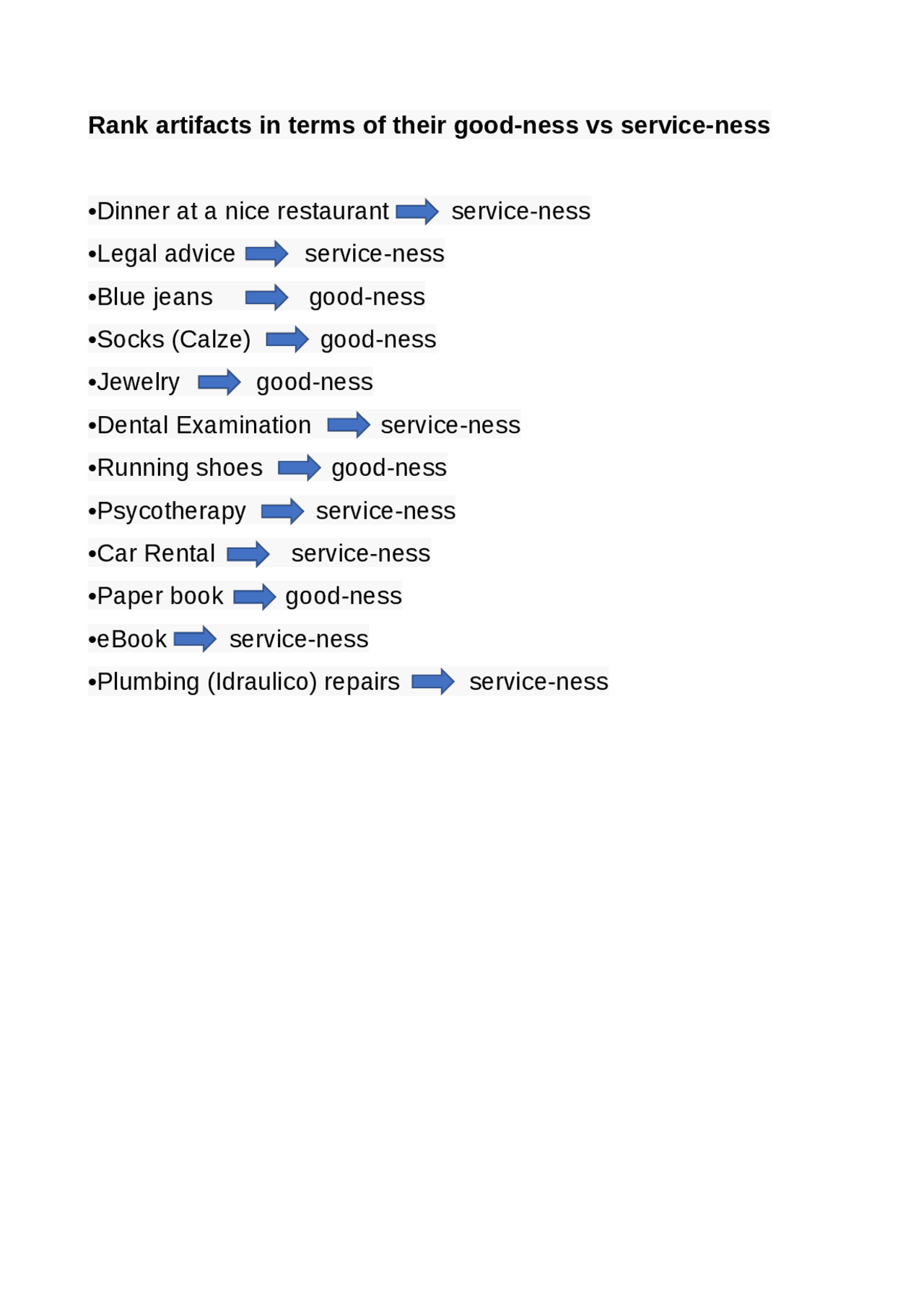 Esercizi Sistemi Informativi Docsity
