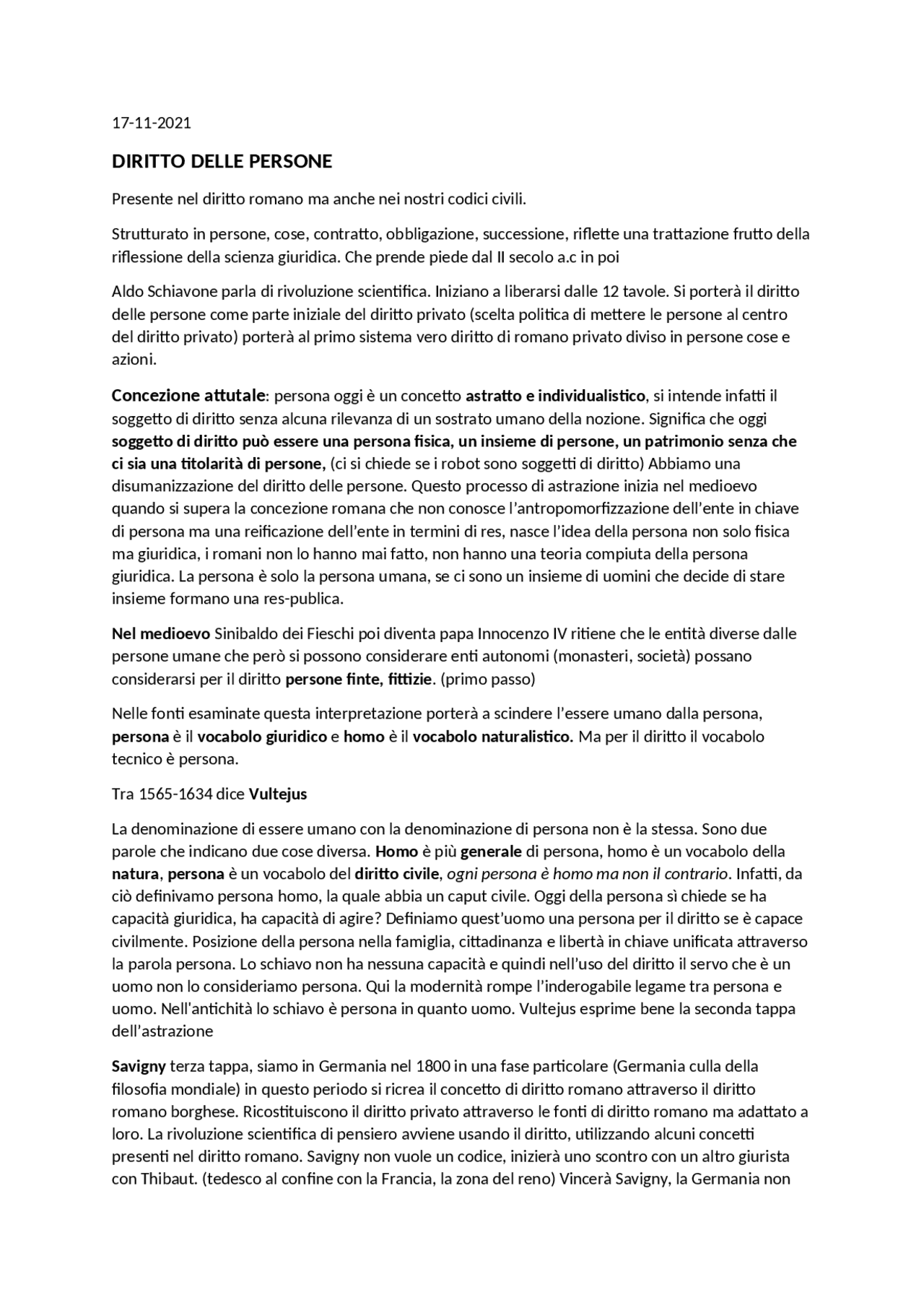 Diritto Romano Esame Docsity