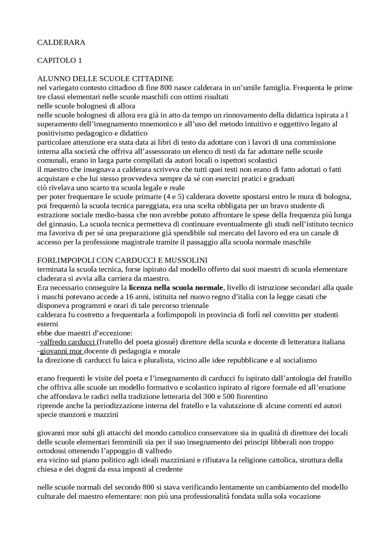 Storia Delleducazione Docsity