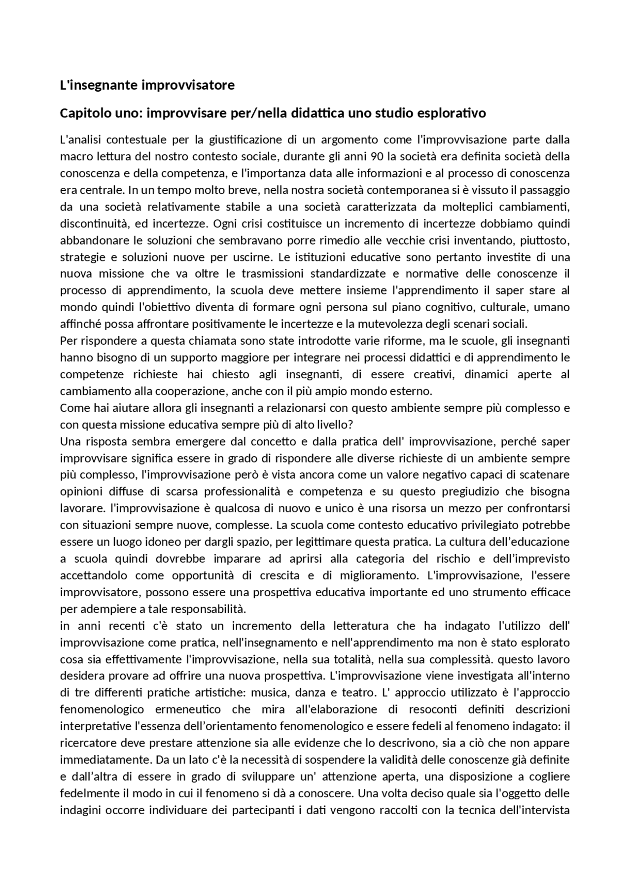 Riassunto Di Tutto Il Libro Docsity