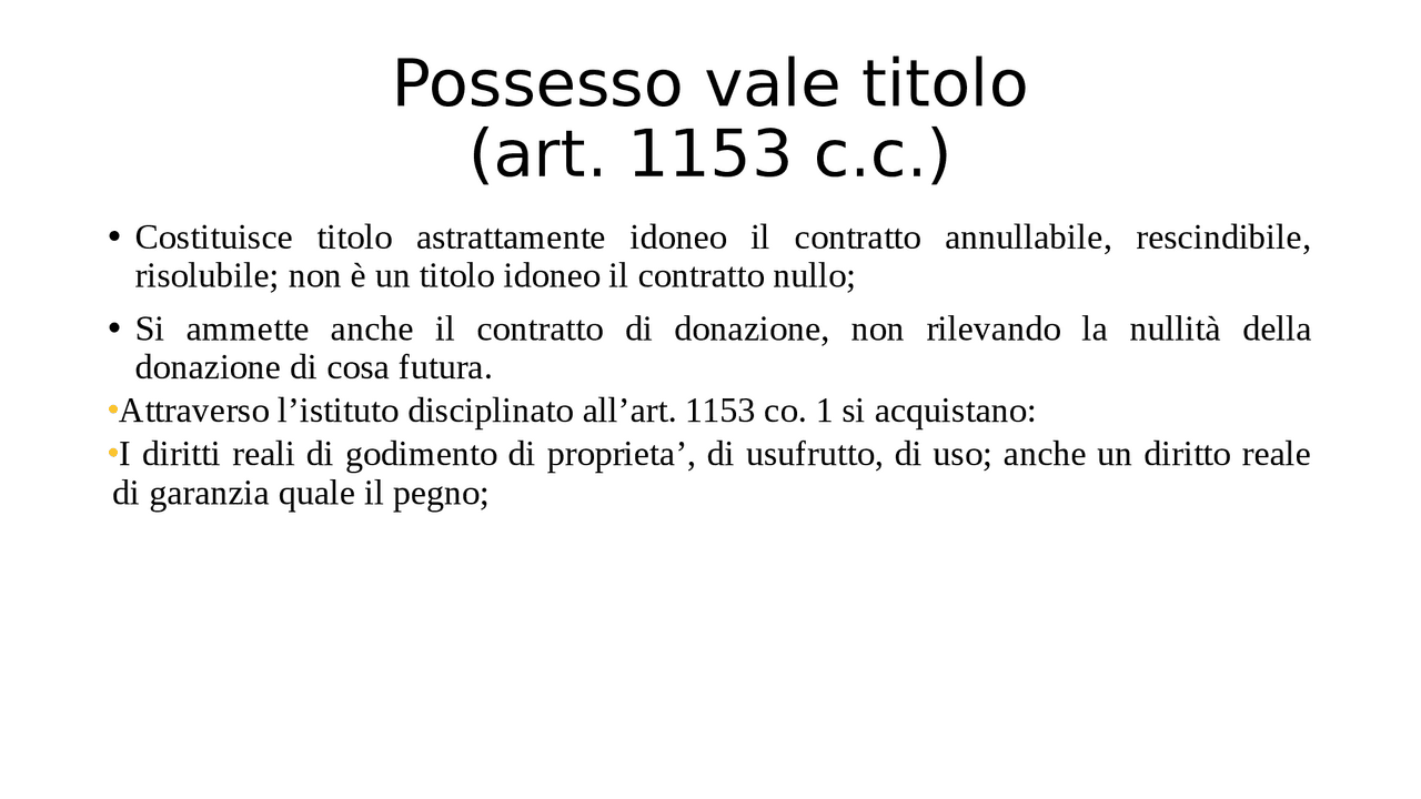 Diritti Reali Diritto Privato Docsity