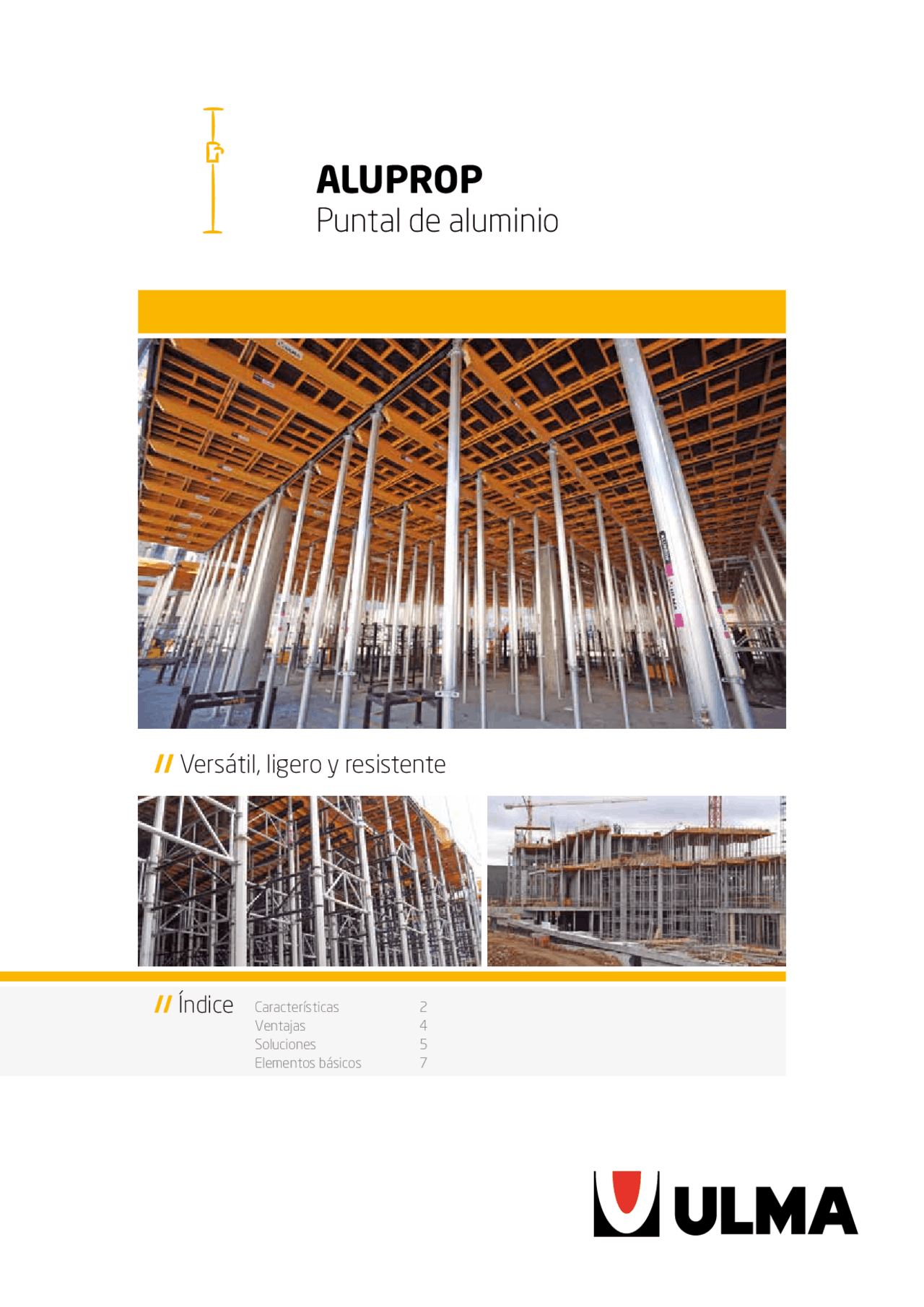 Puntales Aluprop de ULMA - Docsity