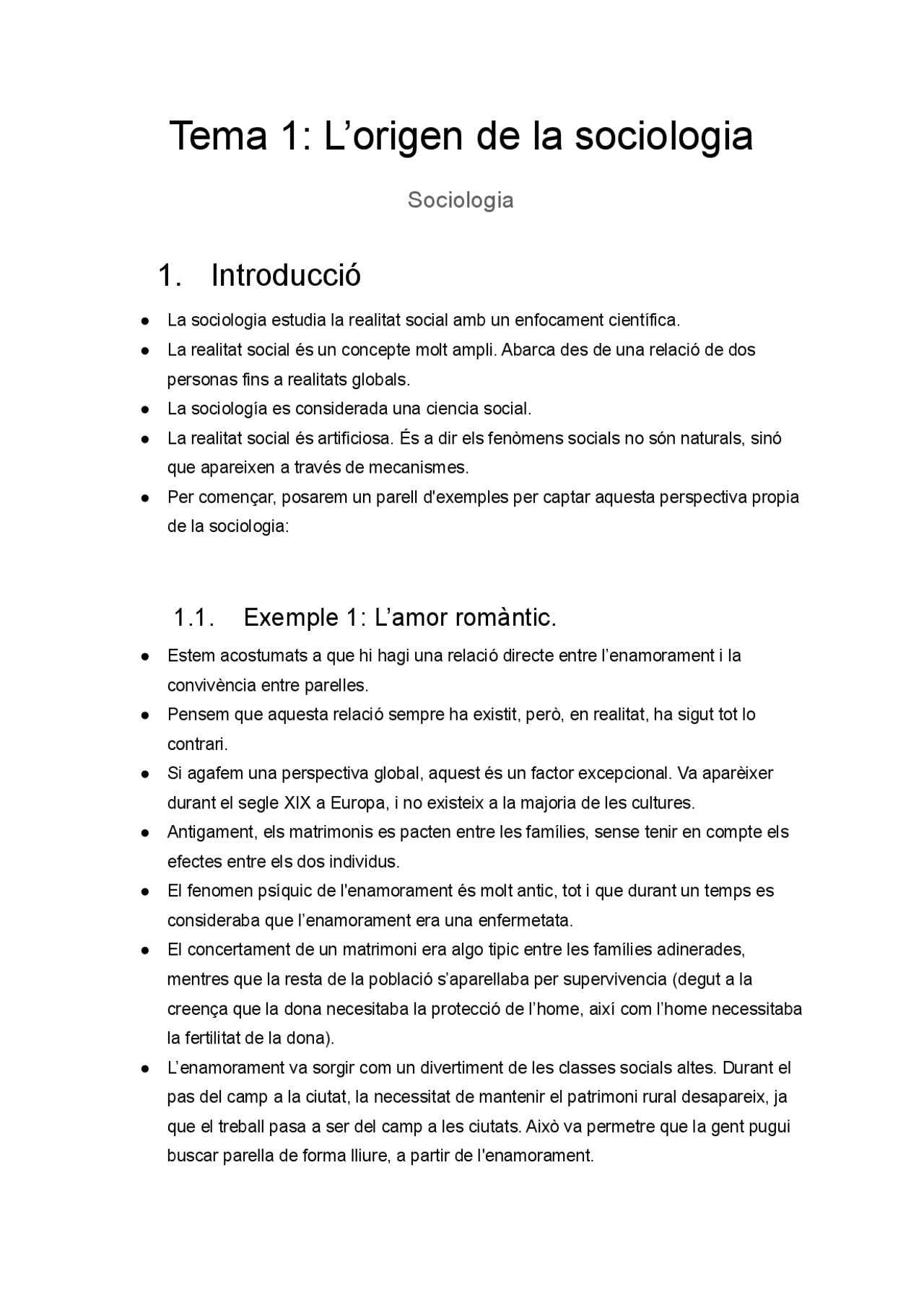 Apunts Generals Primer Semestre Sociologia Docsity