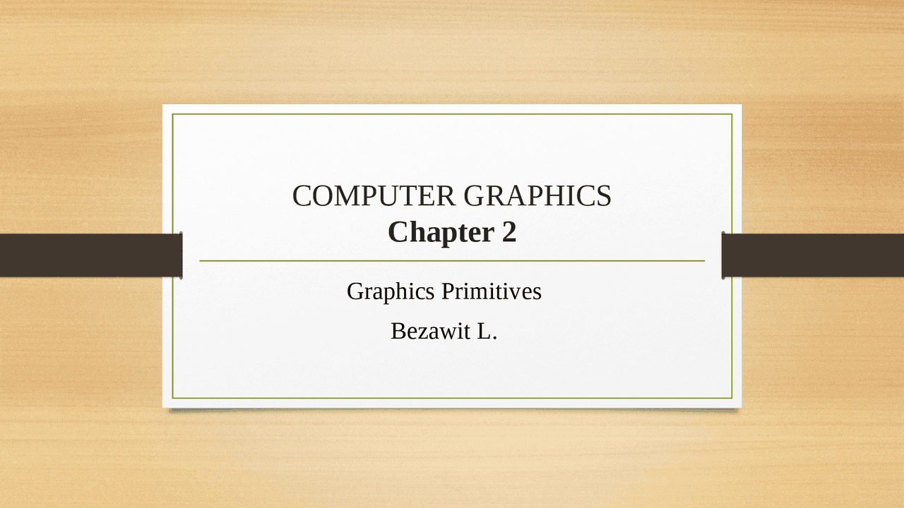 Computer garpics lectur note - Docsity